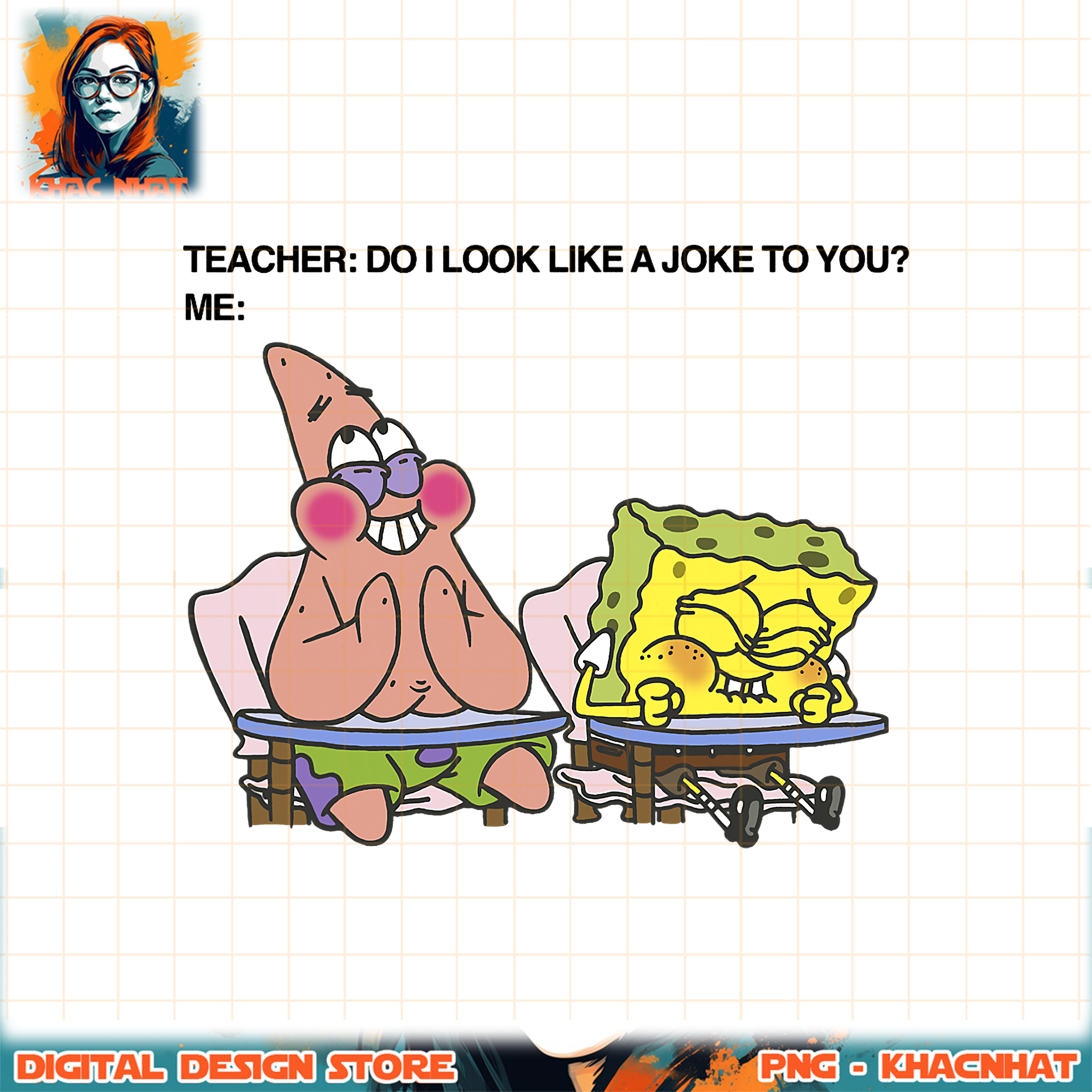SpongeBob SquarePants Patrick Do I look Like A Joke To You p | Inspire ...