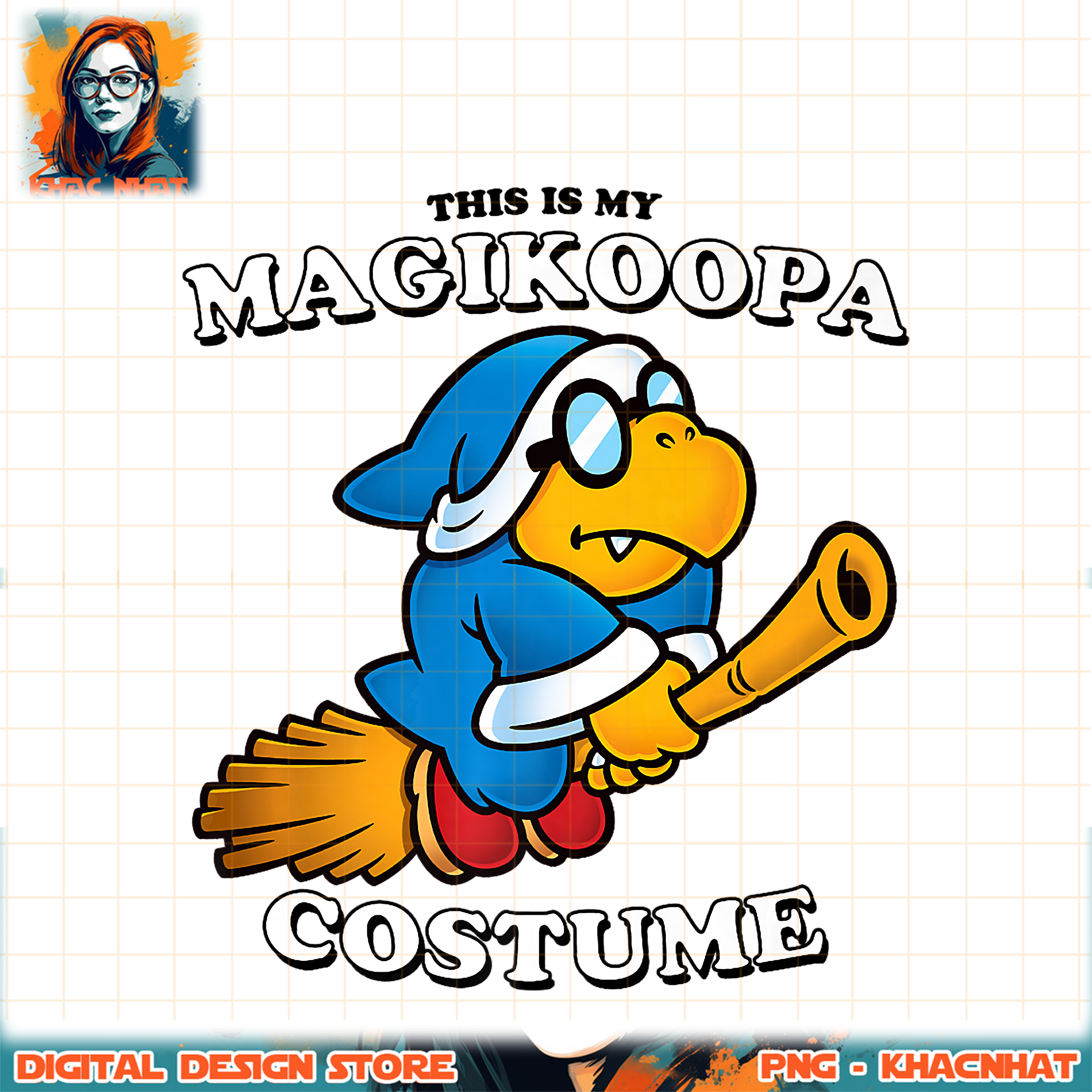Super Mario This Is My Magikoopa Costume Premium png, digita | Inspire ...