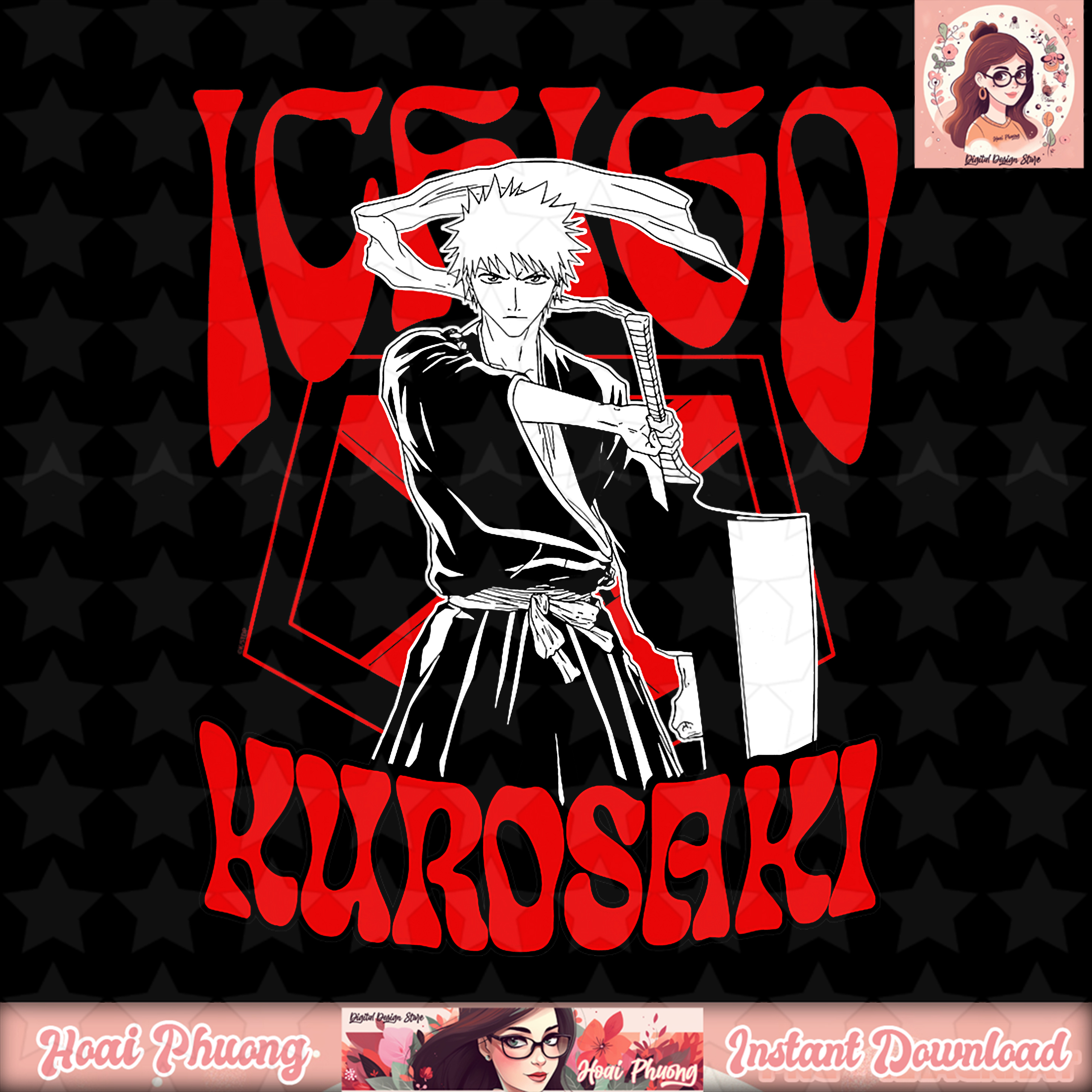 Bleach Ichigo Kurosaki New Age Type PNG Download copy | Inspire Uplift