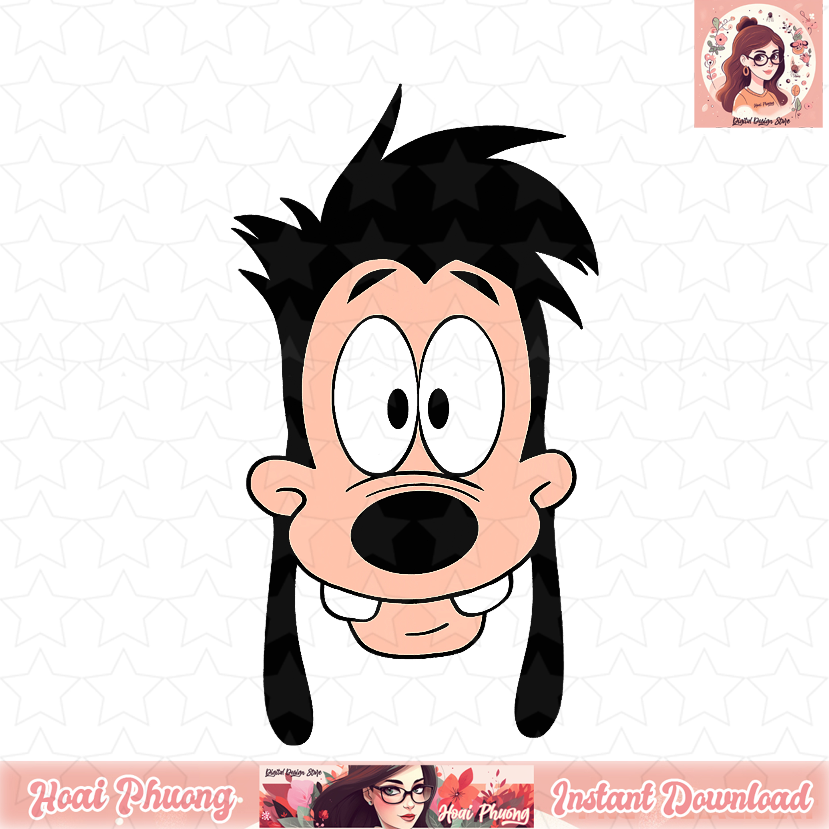 Disney A Goofy Movie Max Big Face PNG Download copy | Inspire Uplift