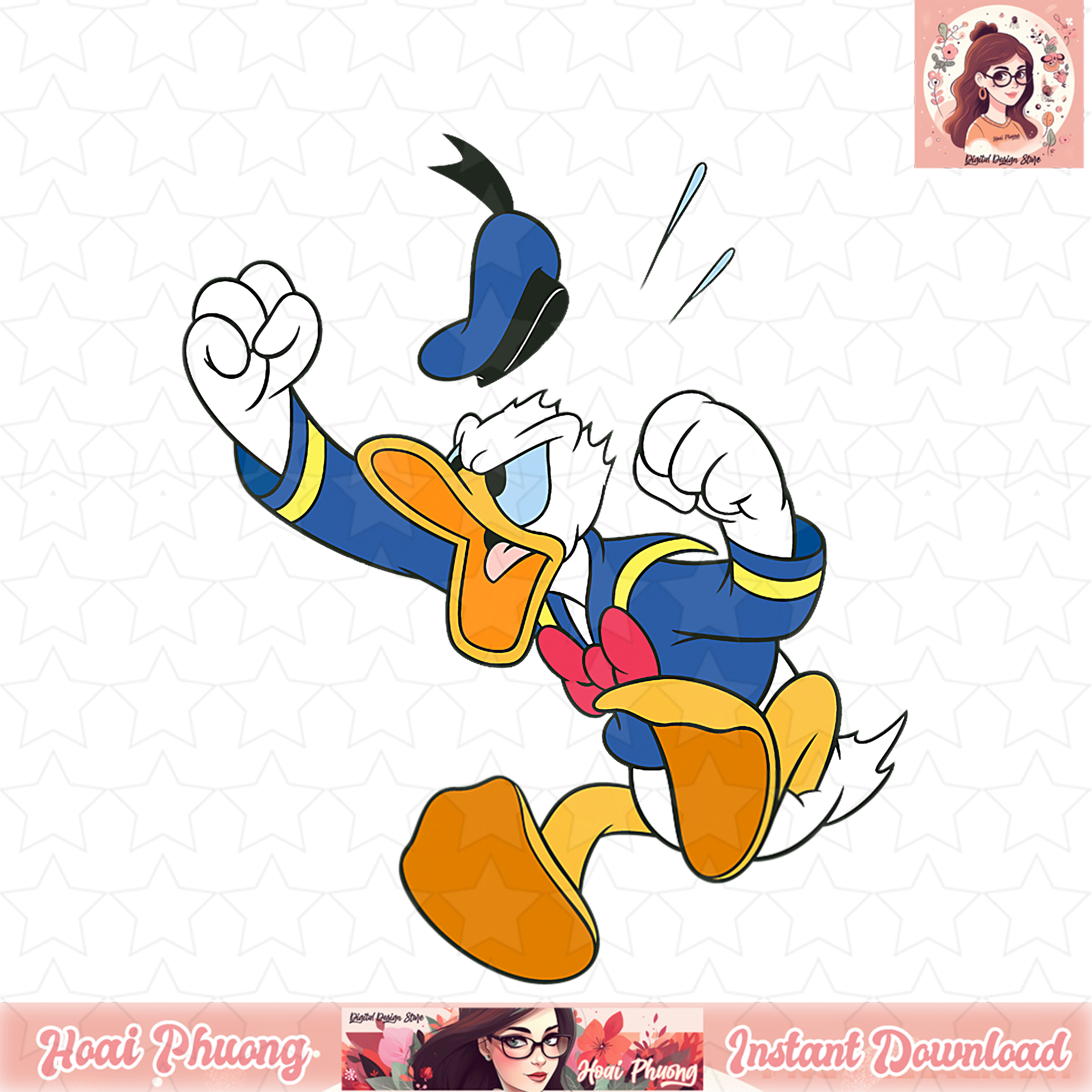 Disney Donald Duck Fit of Anger PNG Download copy | Inspire Uplift