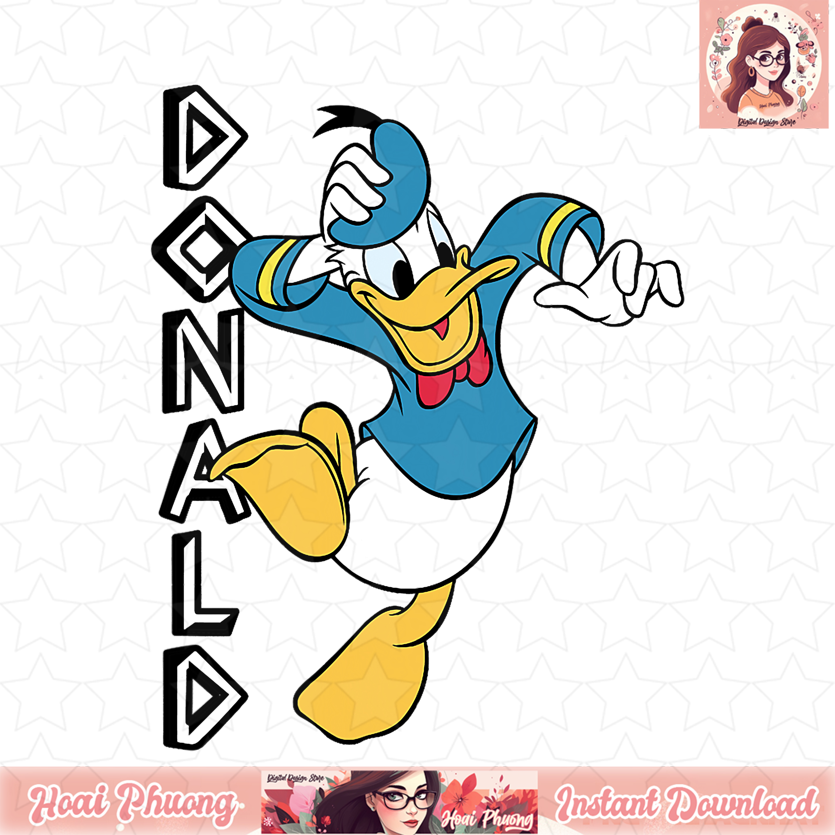 Disney Donald Duck Jumping PNG Download copy | Inspire Uplift