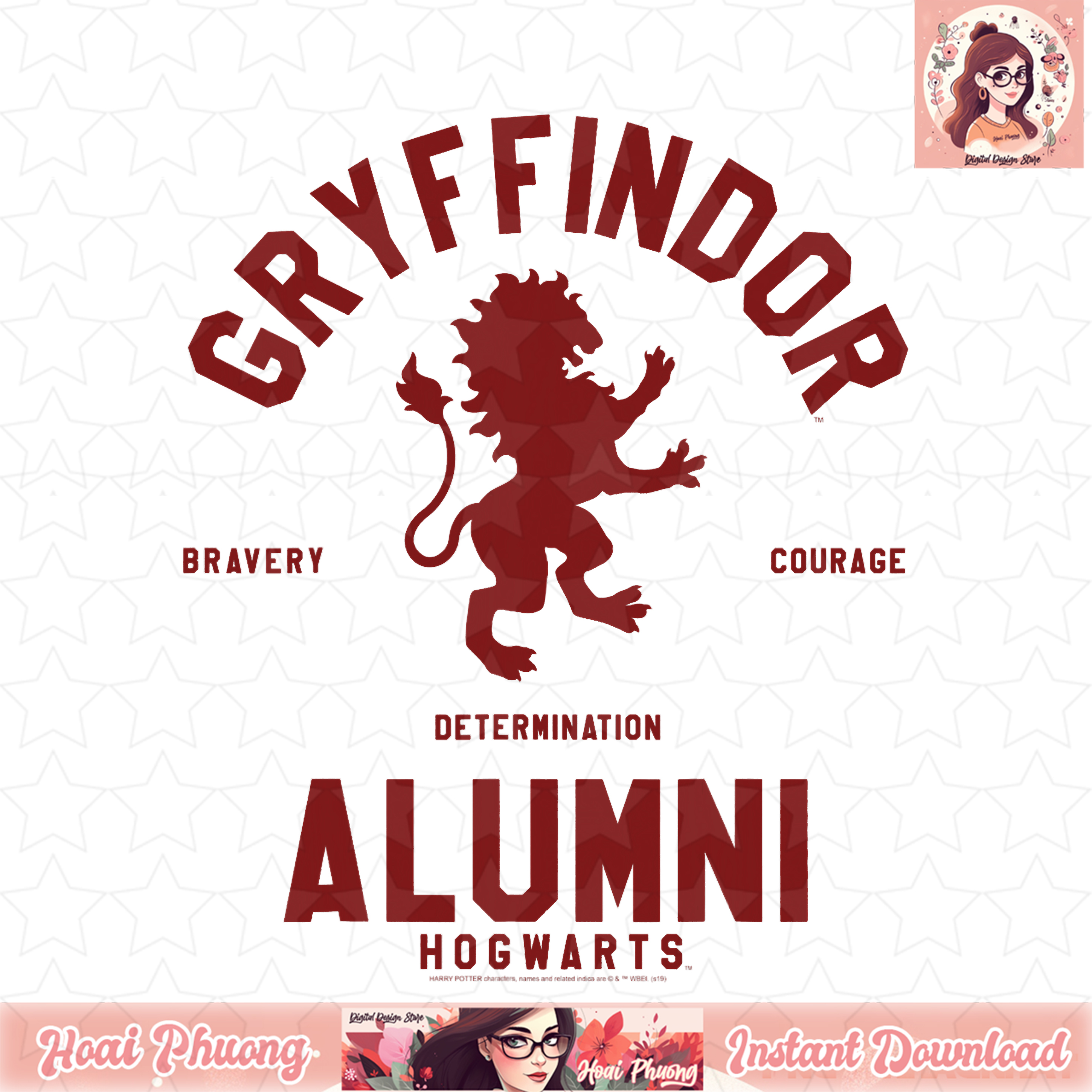 Harry Potter Gryffindor Alumni Poster T-Shirt | Inspire Uplift