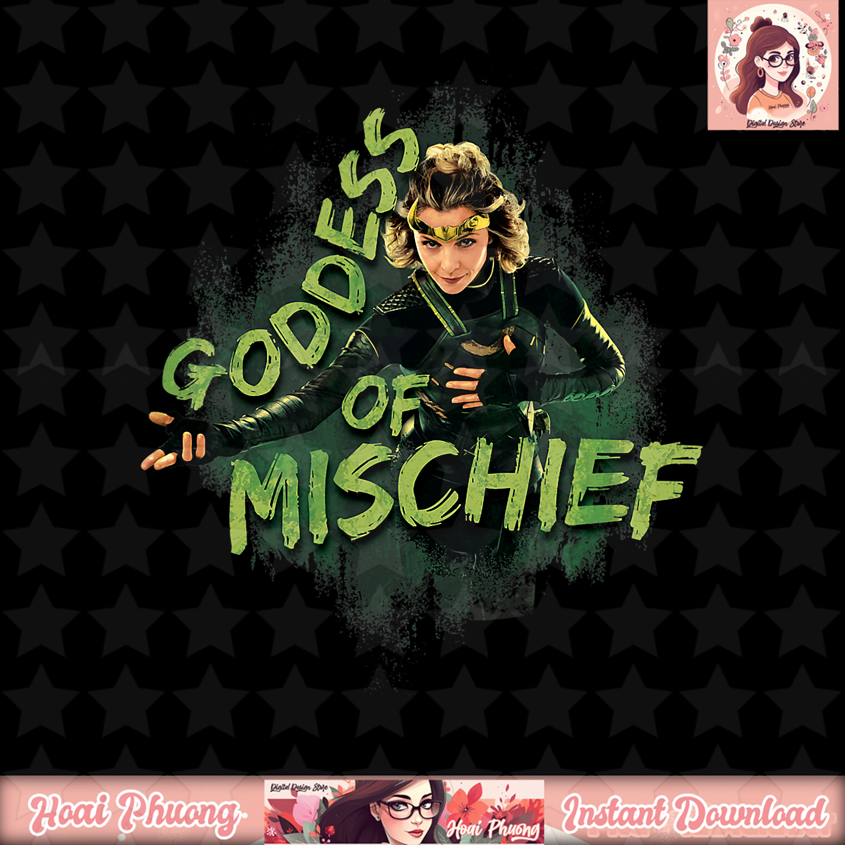 Marvel Loki Variant Sylvie Goddess of Mischief T-Shirt | Inspire Uplift