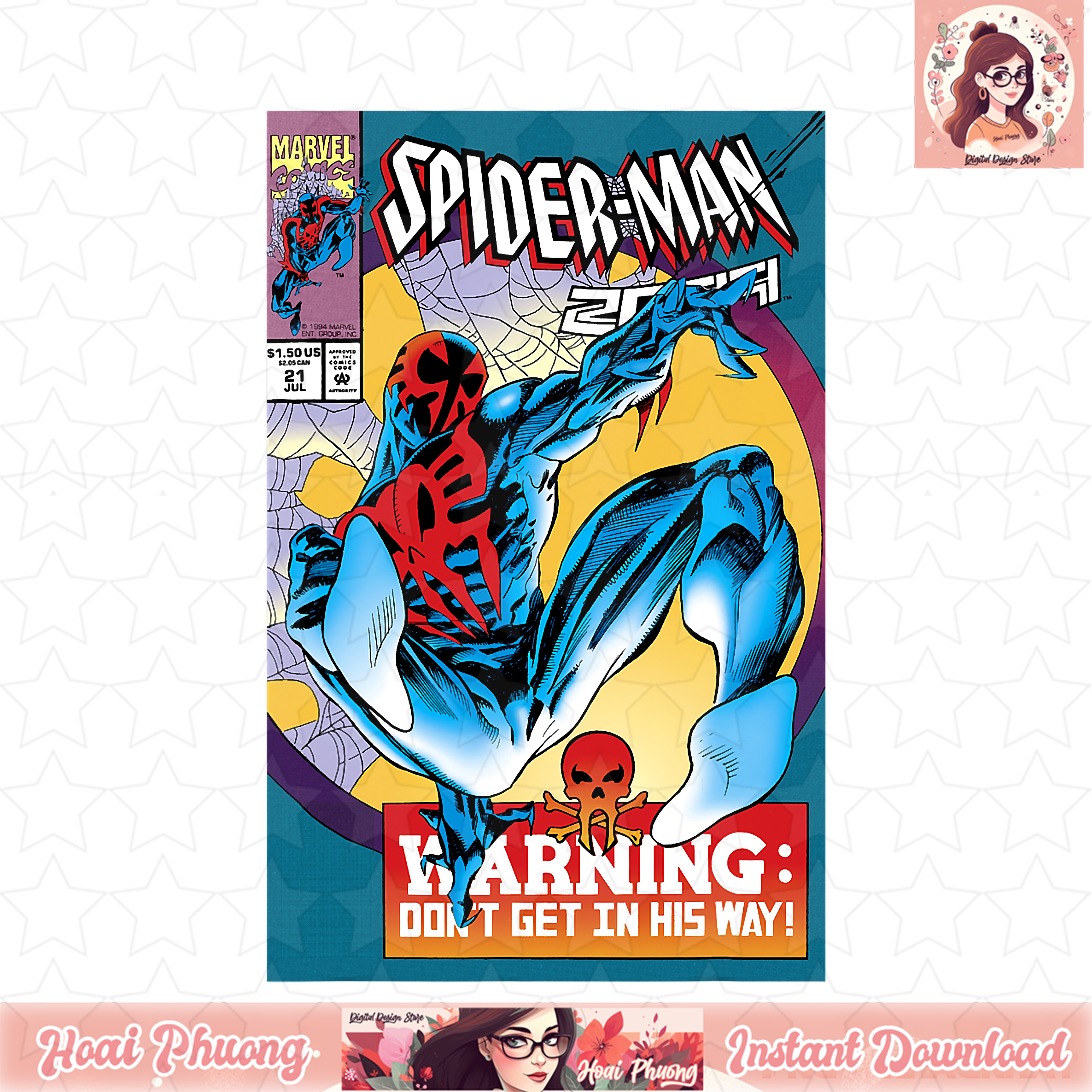 Marvel Spider-Man 2099 Comic Cover T-Shirt | Inspire Uplift