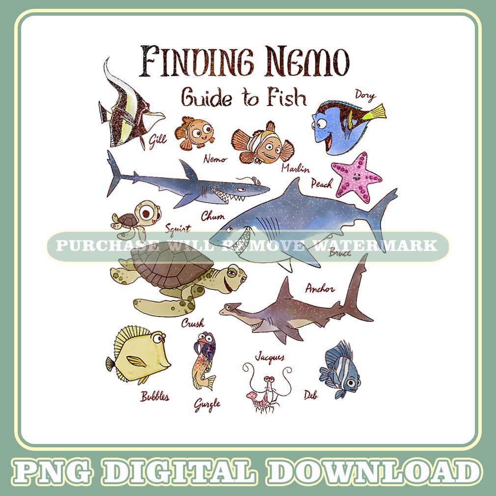 Disney Pixar Finding Dory That Fish Cray Dory Line Logo Png | Inspire ...