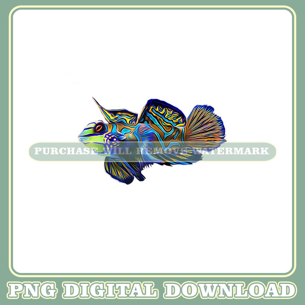 Mandarin Goby Dragonet Saltwater Reef Aquarium Fish Tank Png | Inspire ...