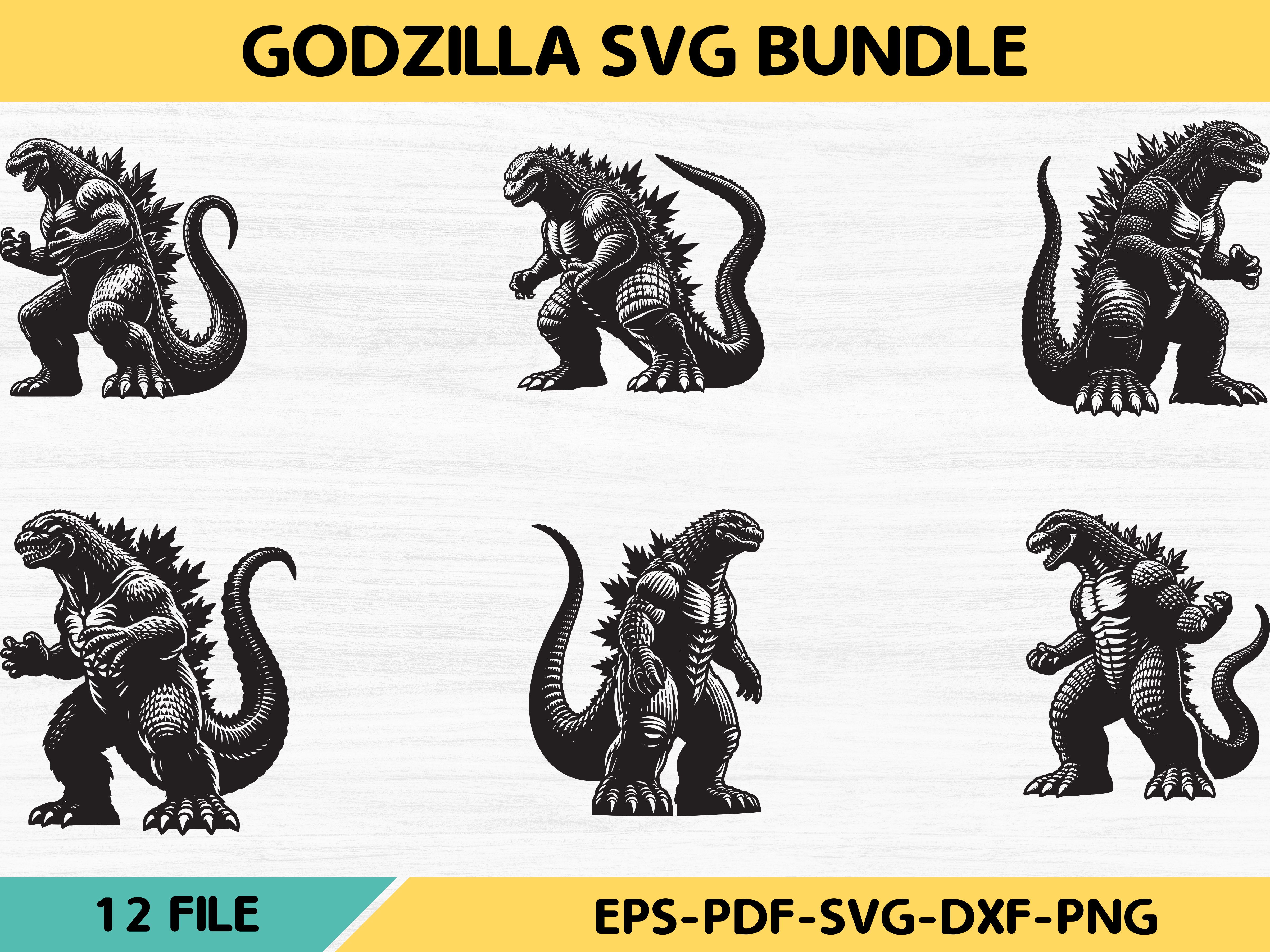 Godzilla Svg Bundle | Inspire Uplift