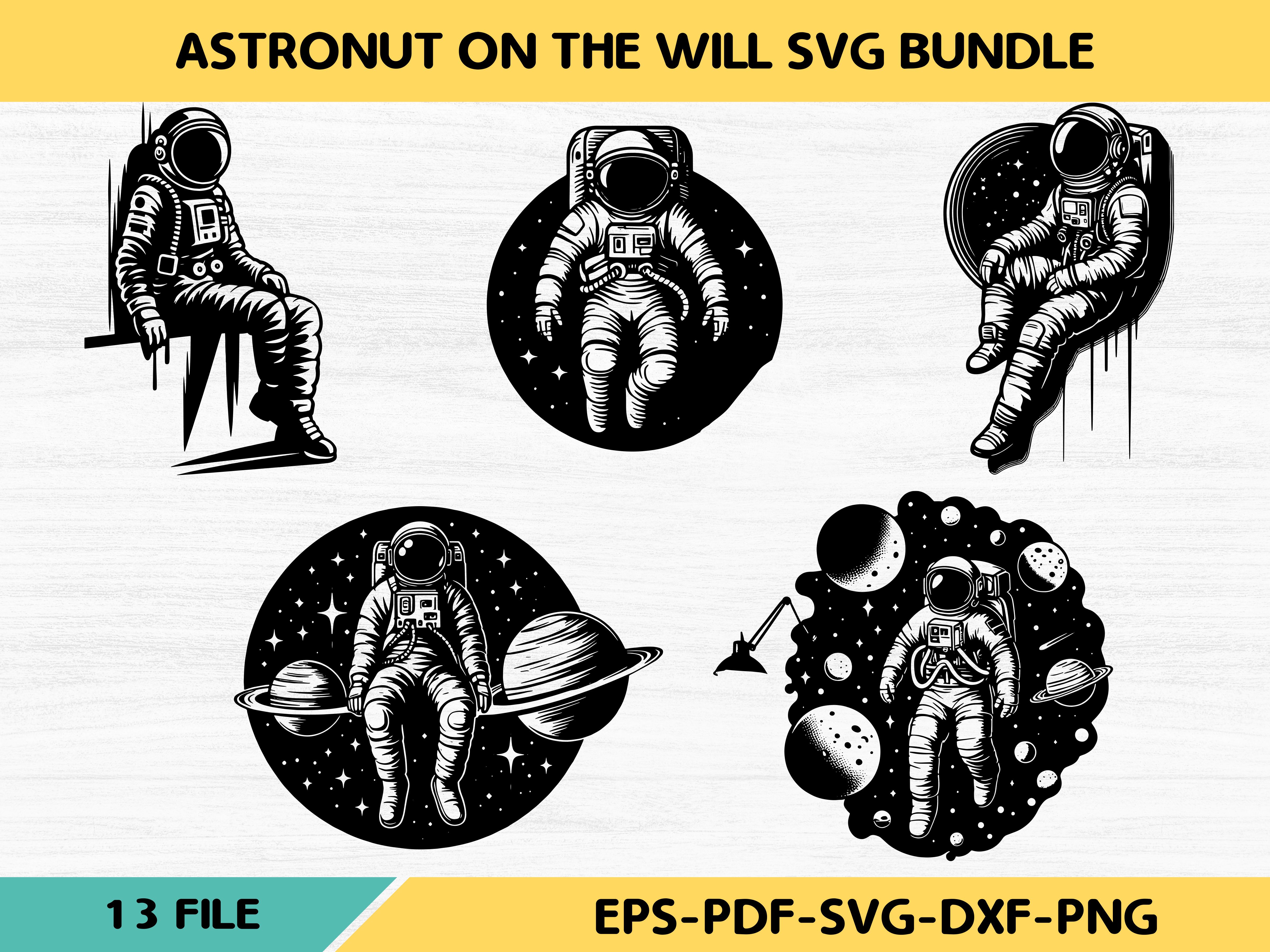 Astronut on the Will Svg | Inspire Uplift