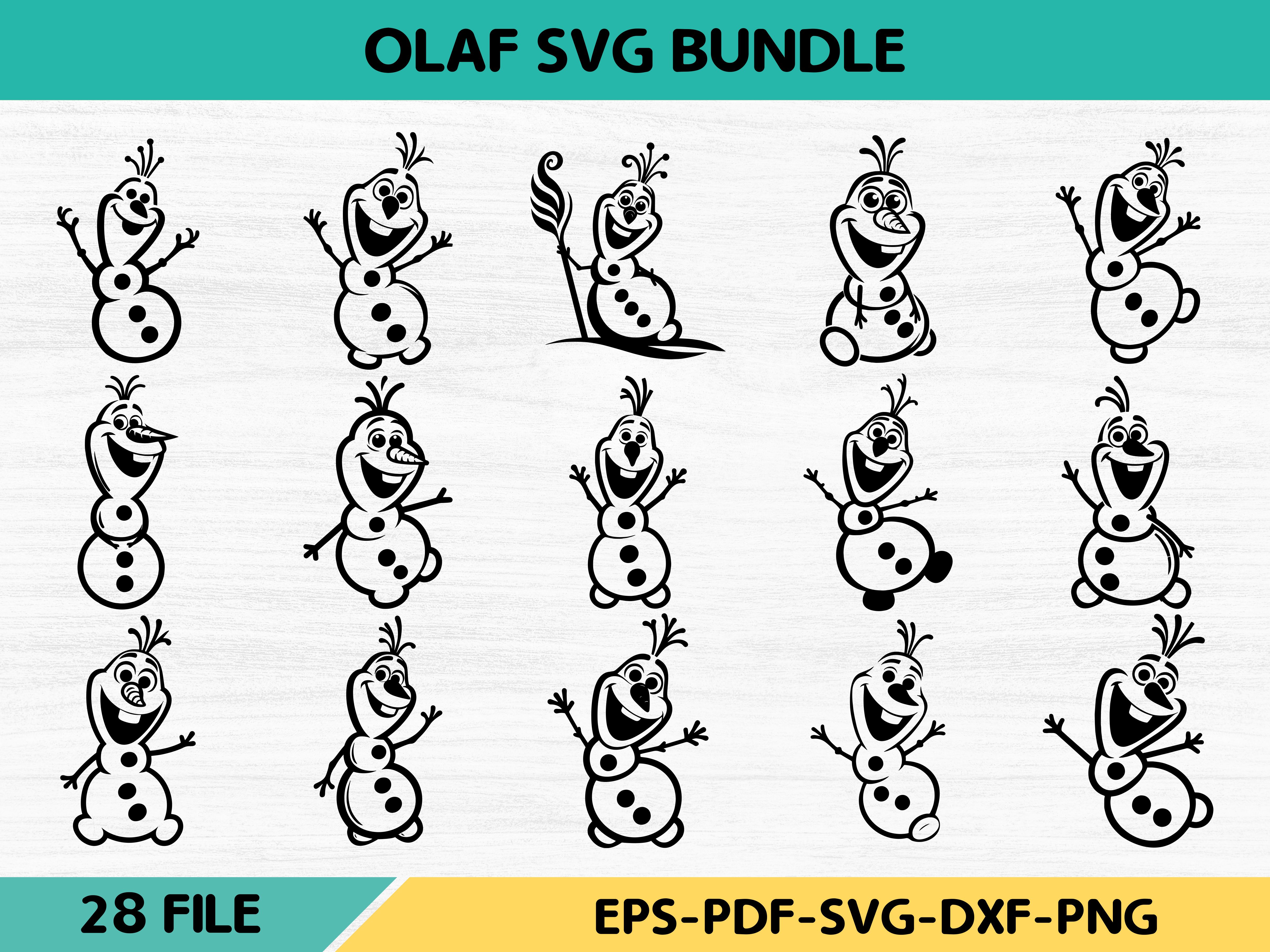 Olaf SVG Bundle | Inspire Uplift