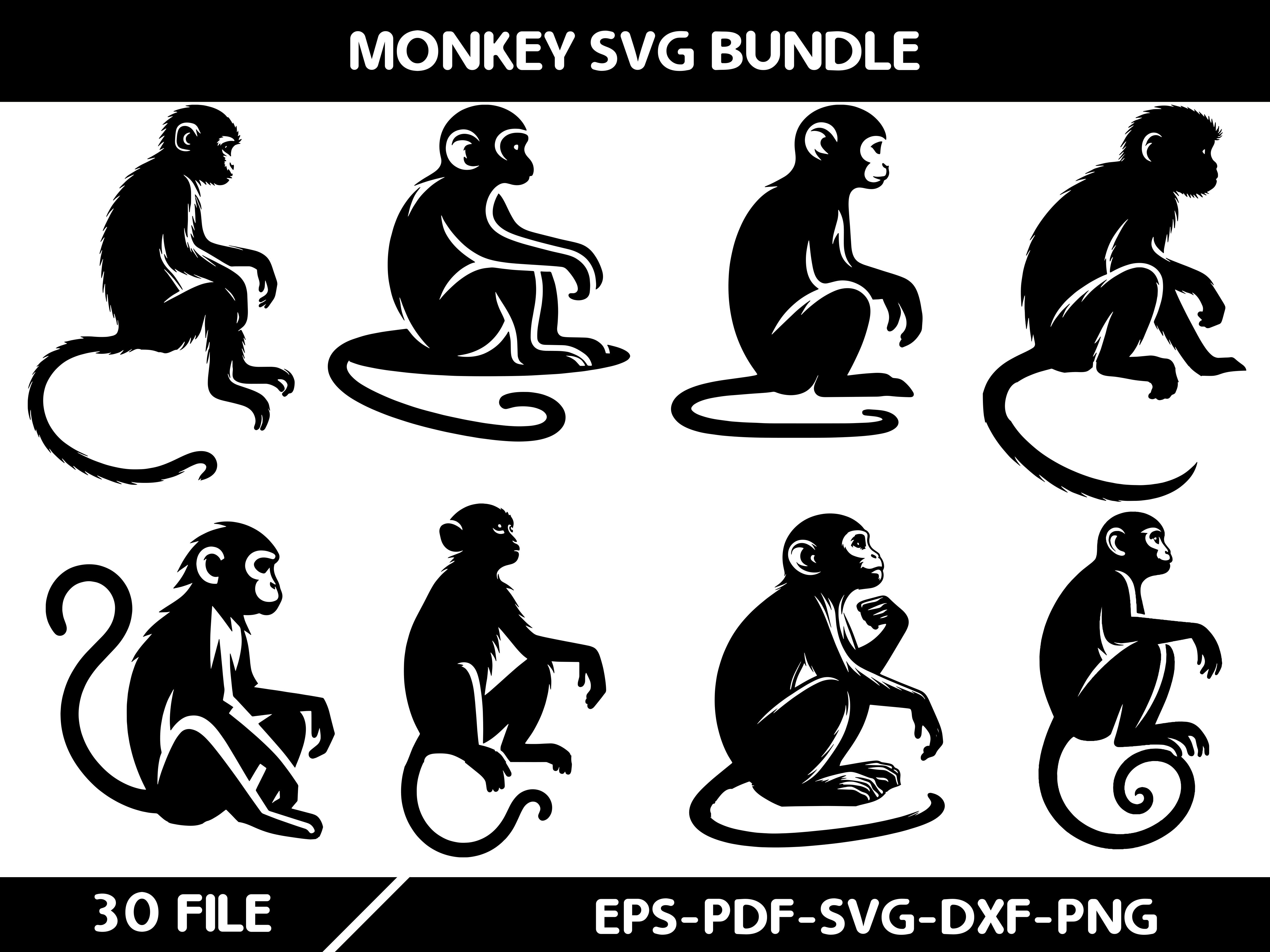 Monkey Svg | Inspire Uplift