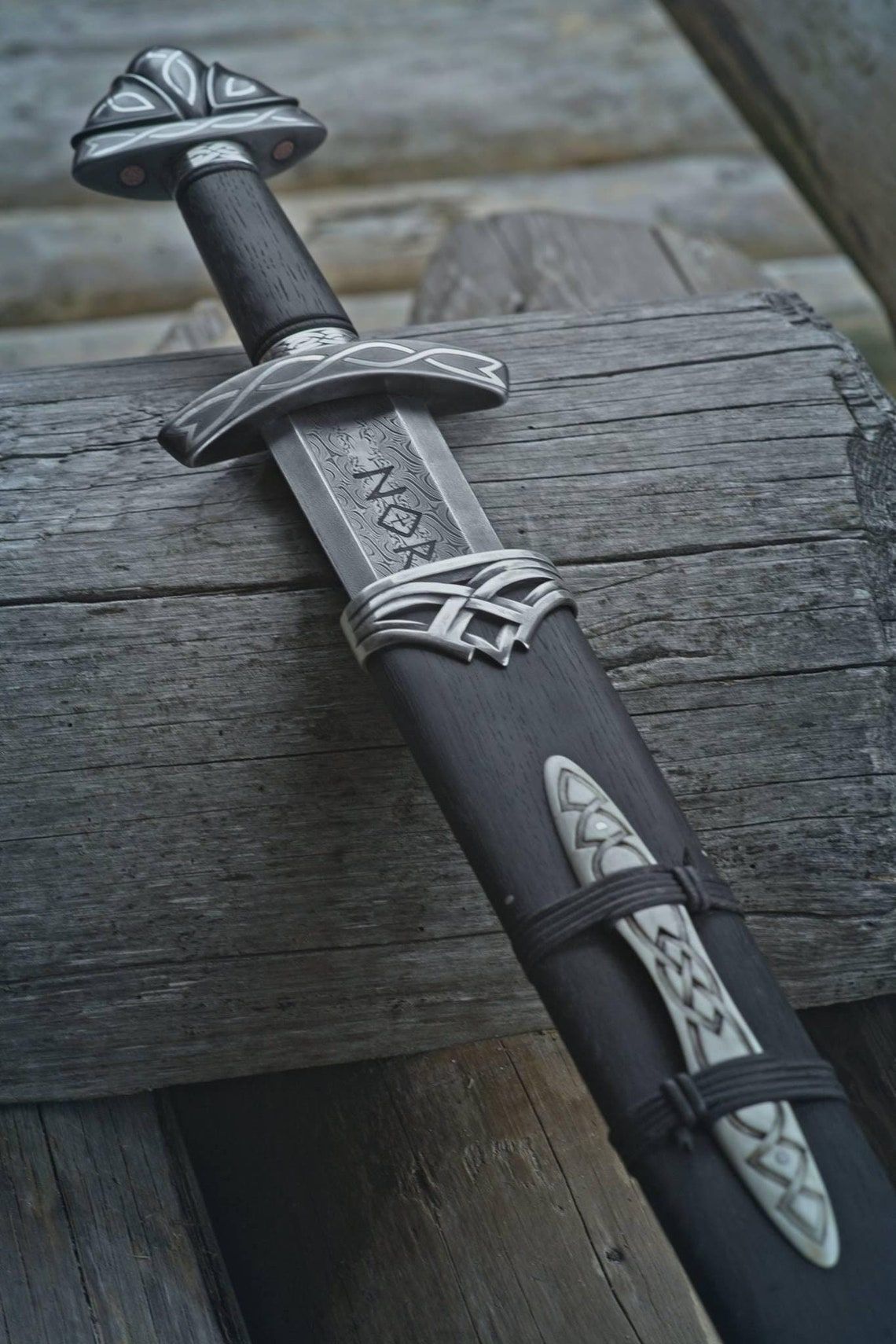 Handmade King Ragnar Lothbrok Viking Sword Authentic Norse R | Inspire ...