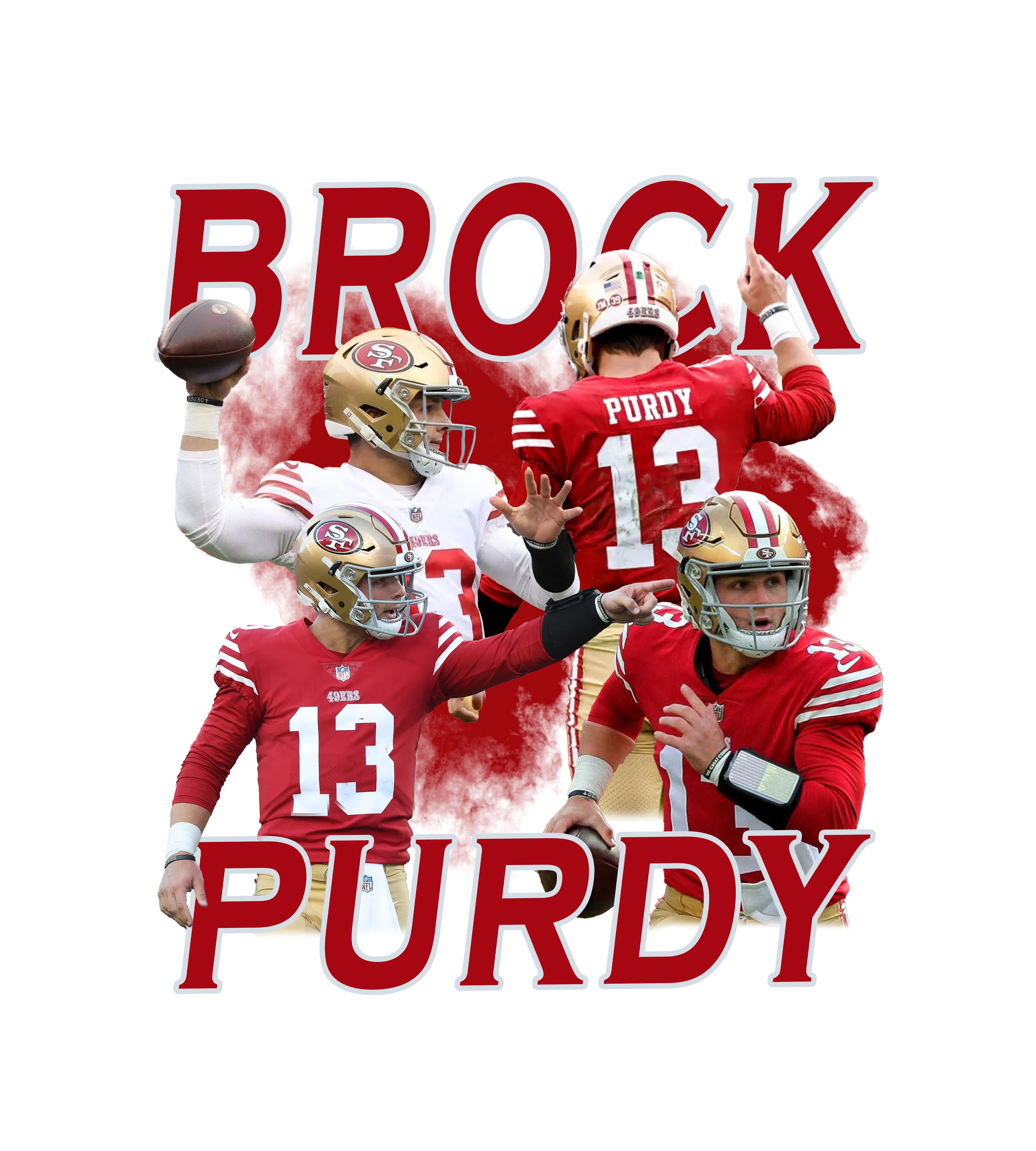 Brock Purdy png TShirt Design Digital File | Inspire Uplift