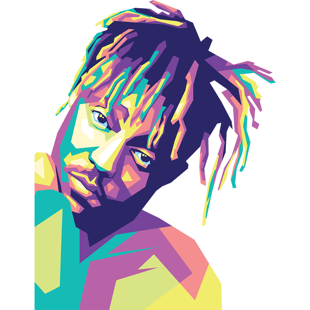 Juice Wrld wpap Triangle Purple - Legends3 | Inspire Uplift