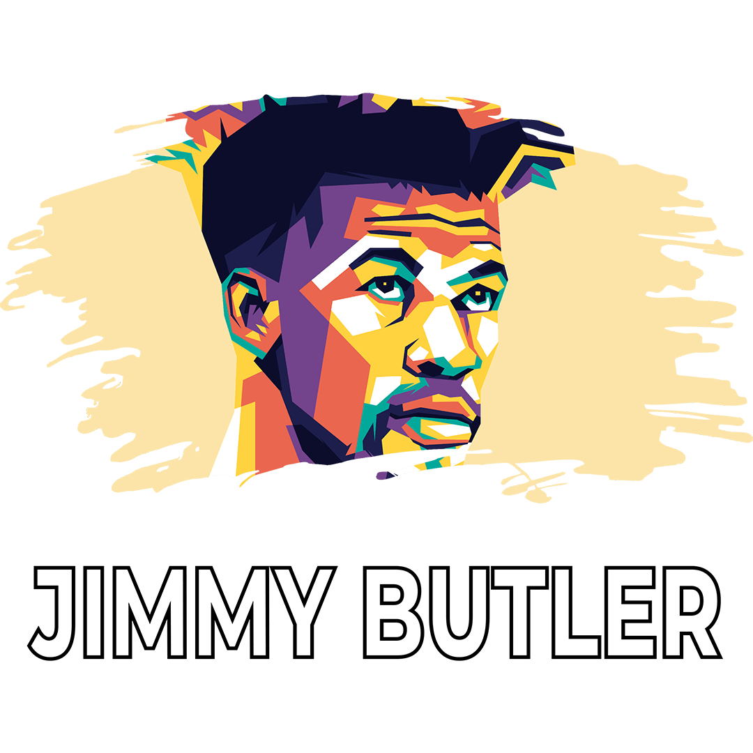 Jimmy Butler wpap - Retro PNG Sublimation Digital Download | Inspire Uplift