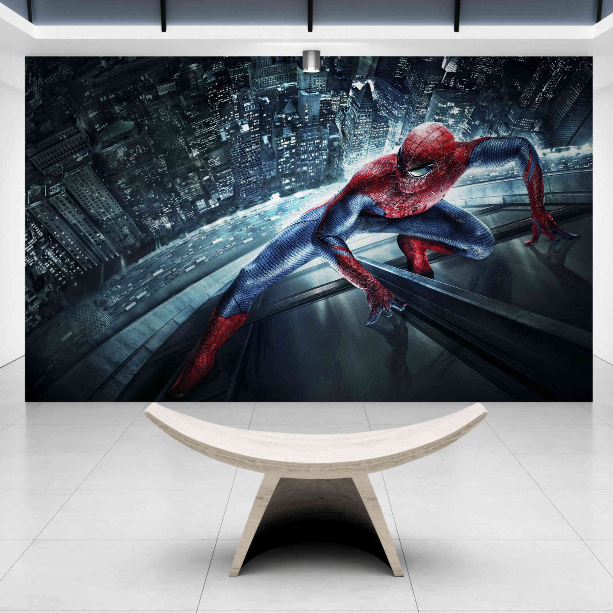 Spider-Man Themed Peel and Stick Wall Mural | Inspire Uplift