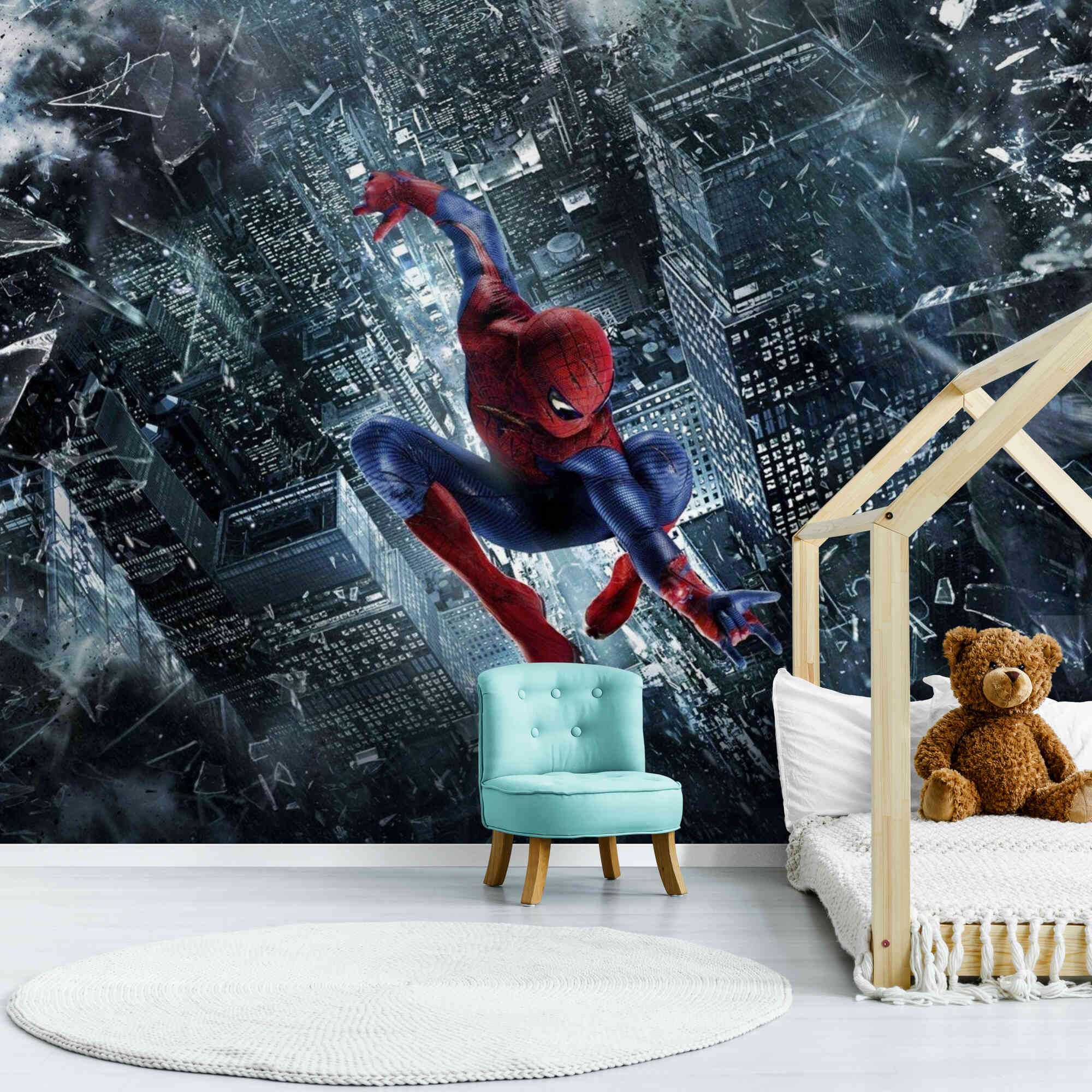 Marvelous Spider-Man Peel and Stick Wall Mural | Inspire Uplift