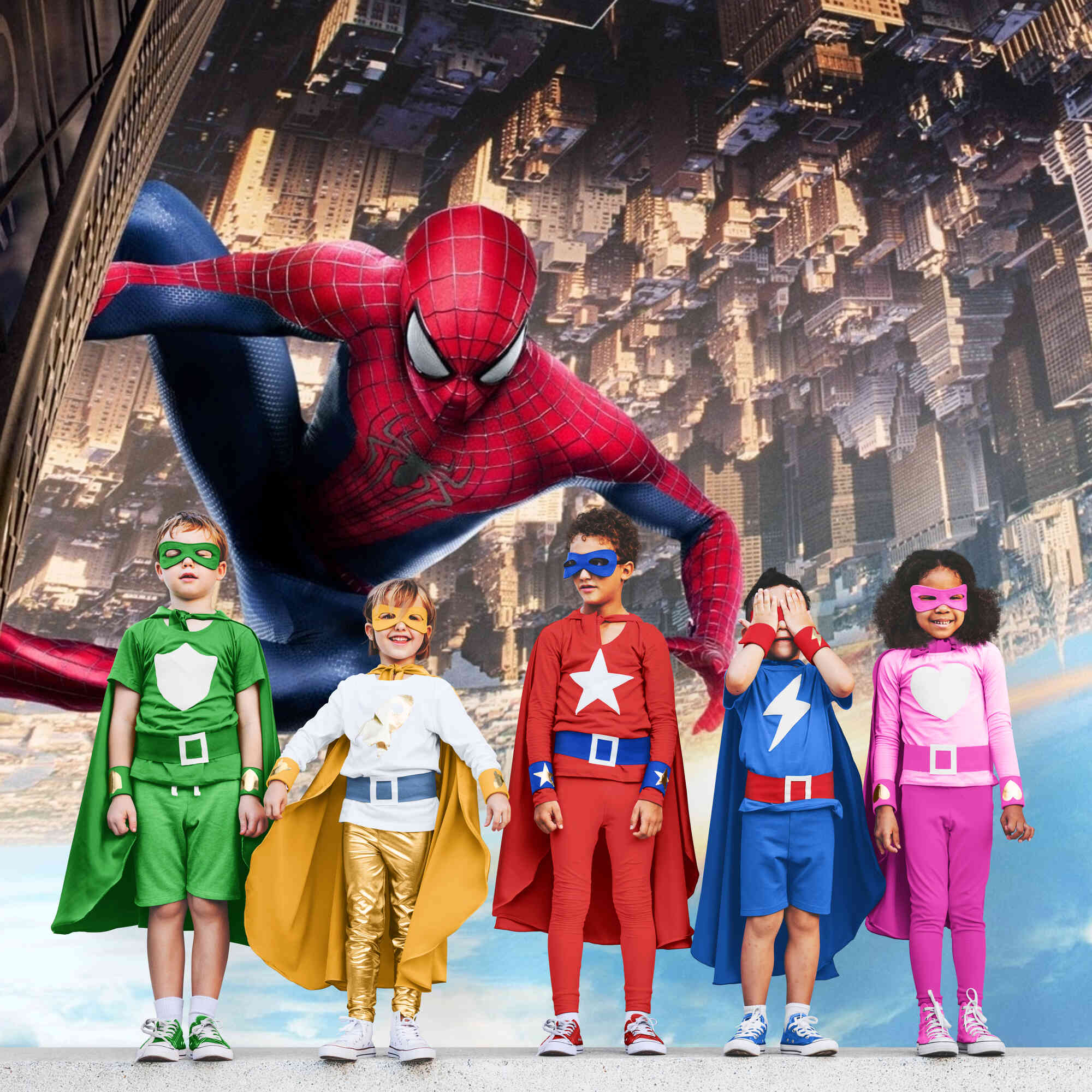 Dynamic Spider-Man Self Adhesive Wall Mural | Inspire Uplift