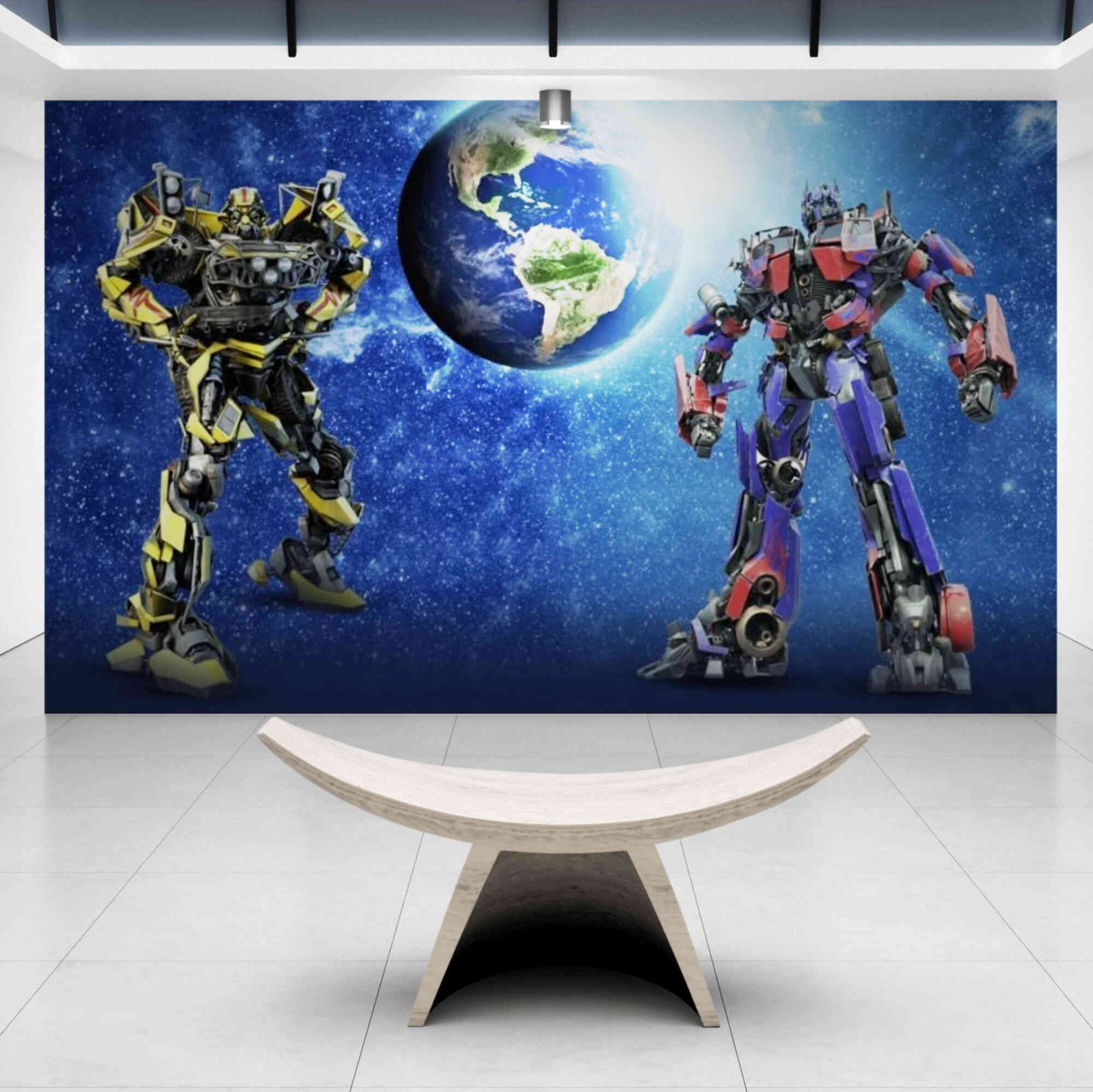 Boys Bedroom Decor Transformers Wall Murals for Children Wal | Inspire ...