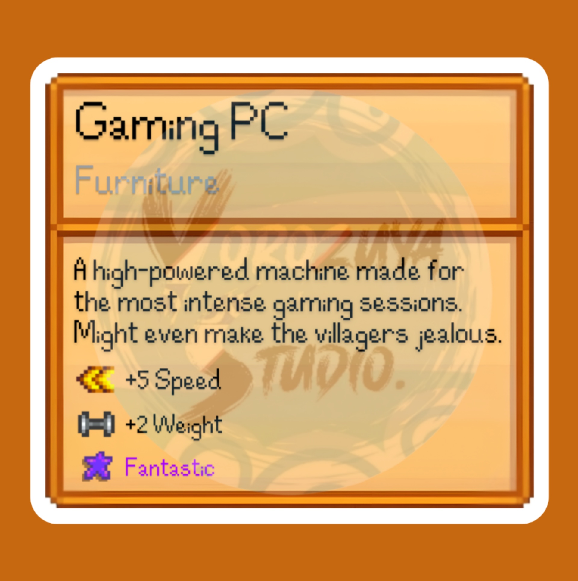 Stardew Valley sticker for gaming pc | Inspire Uplift