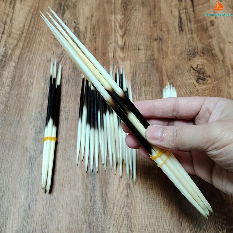 African Porcupine Quills Hair Stick Indian Crafts Accessorie | Inspire ...