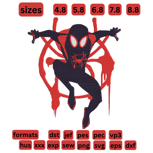 Spider-Man - Miles Morales | Embroidery & Vector Art | Digit | Inspire ...