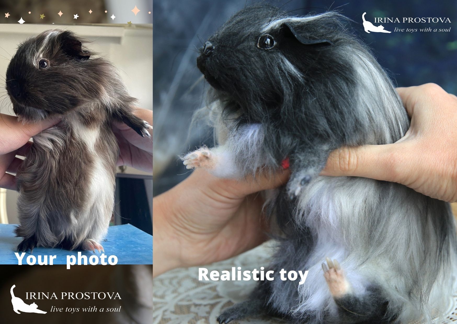 Guinea pig Tuffy .Plush animals. Ooak toy. Guinea pig stuffe - Inspire ...