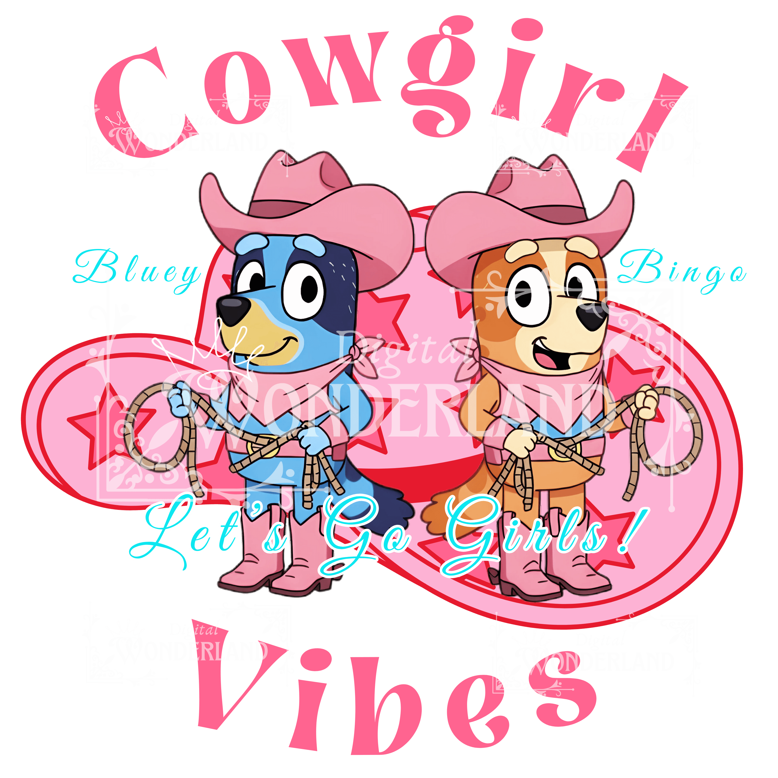 Bluey Cowgirl Vibes, Bluey, Girl Bluey, Cowgirl | Inspire Uplift