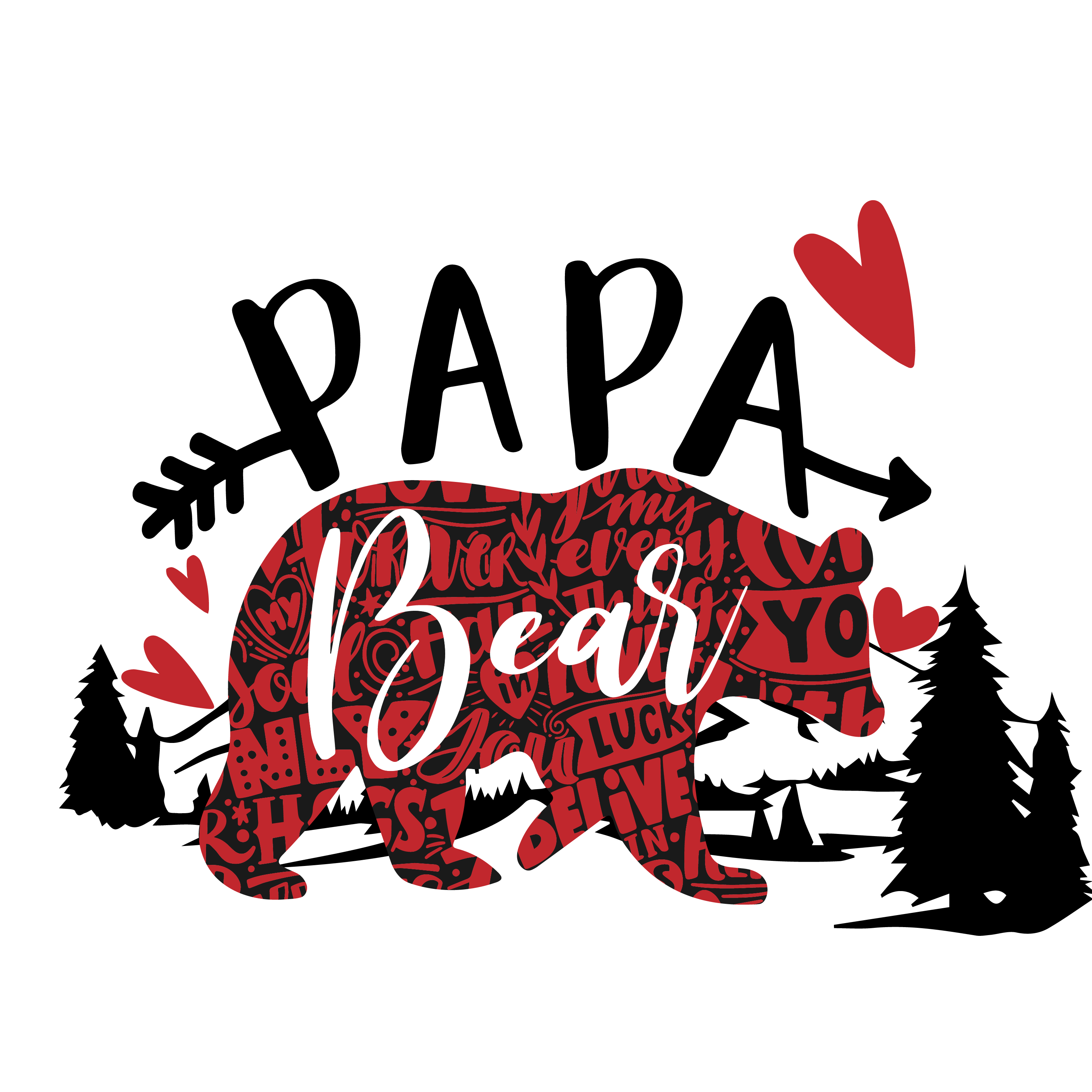 Papa Bear Svg, Fathers Day Svg, Best Dad Ever Svg, Fathers S | Inspire ...