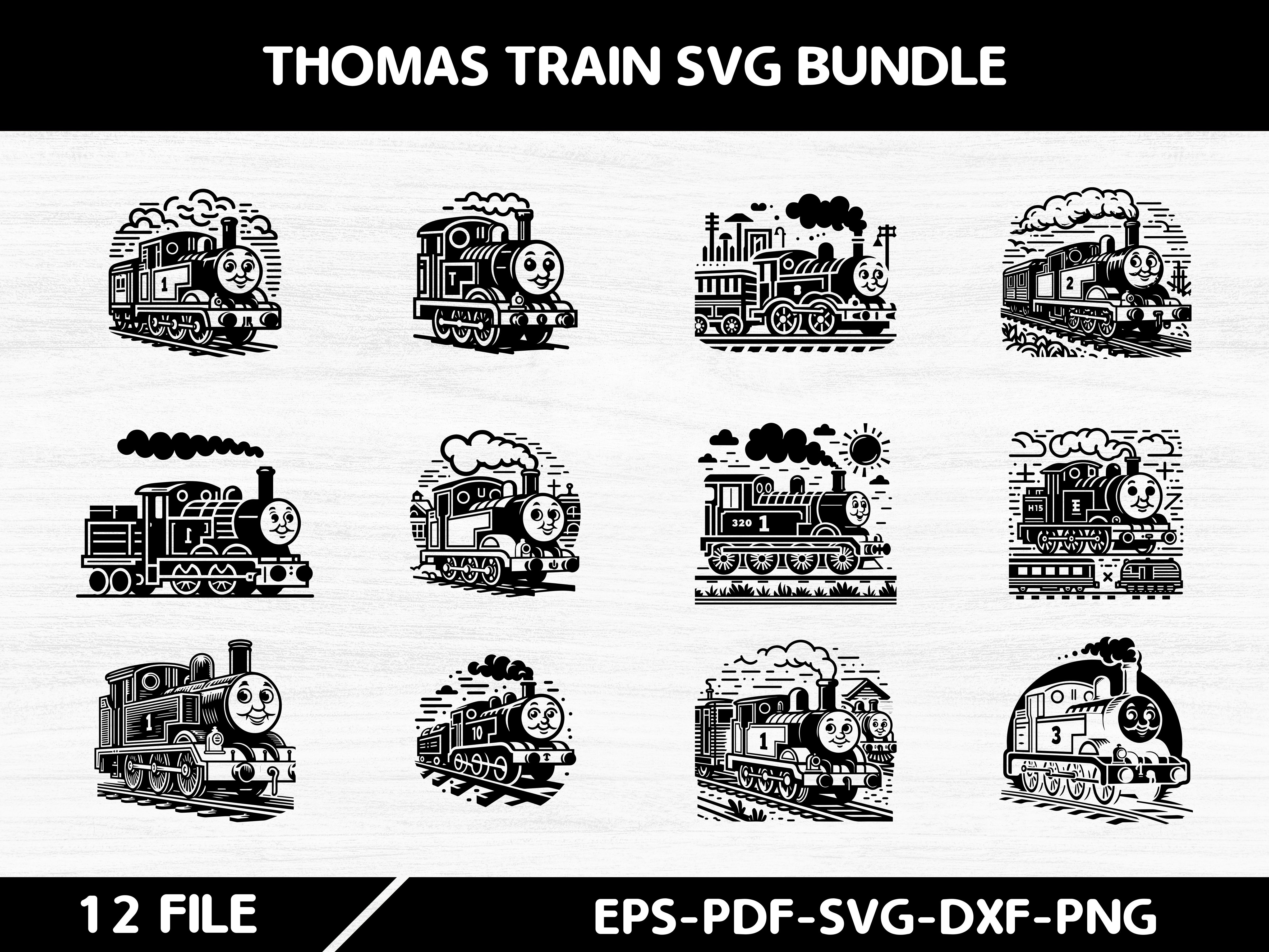 Thomas Train Svg bundle | Inspire Uplift
