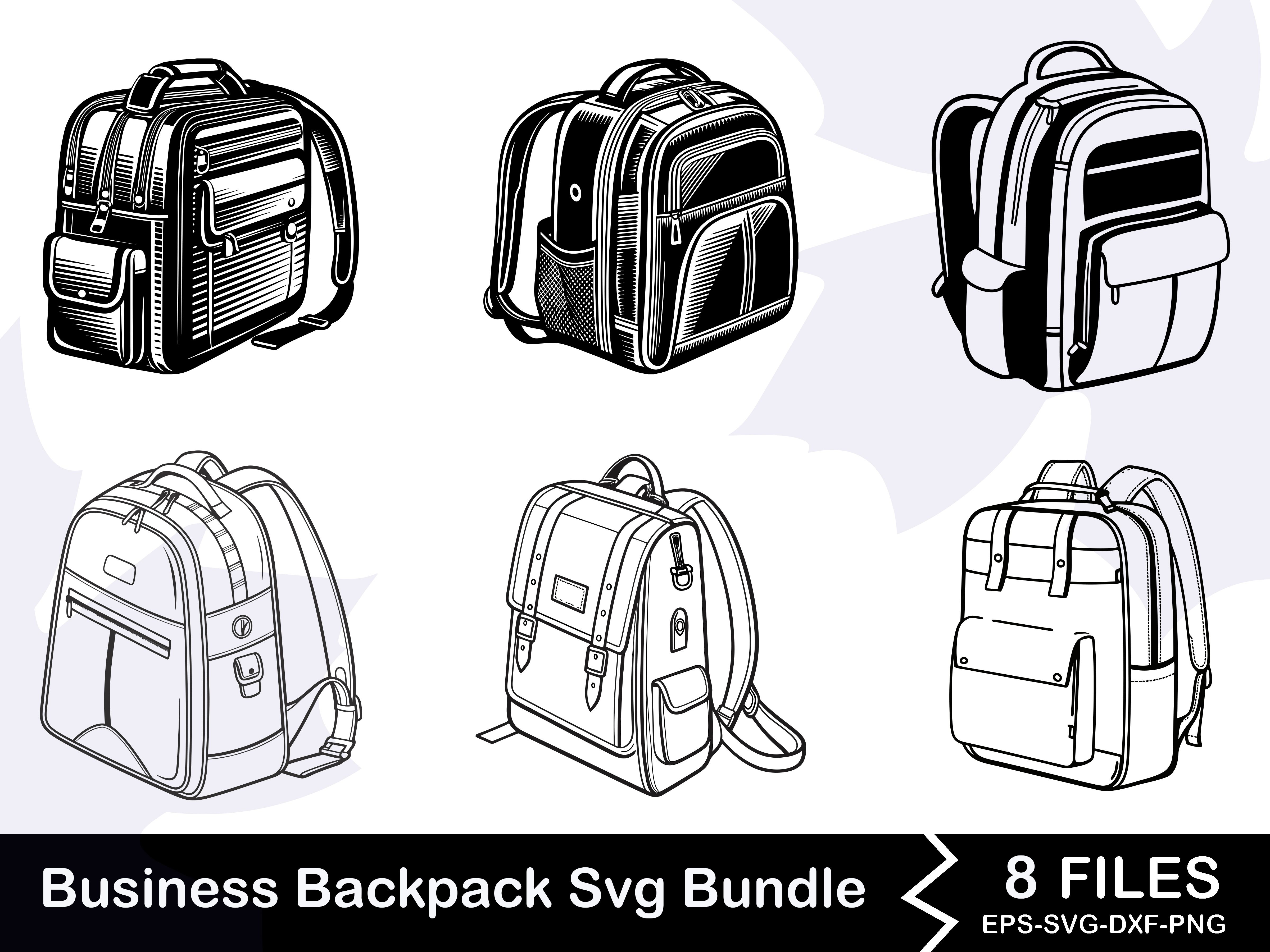 Business Backpack Svg Bundle | Inspire Uplift