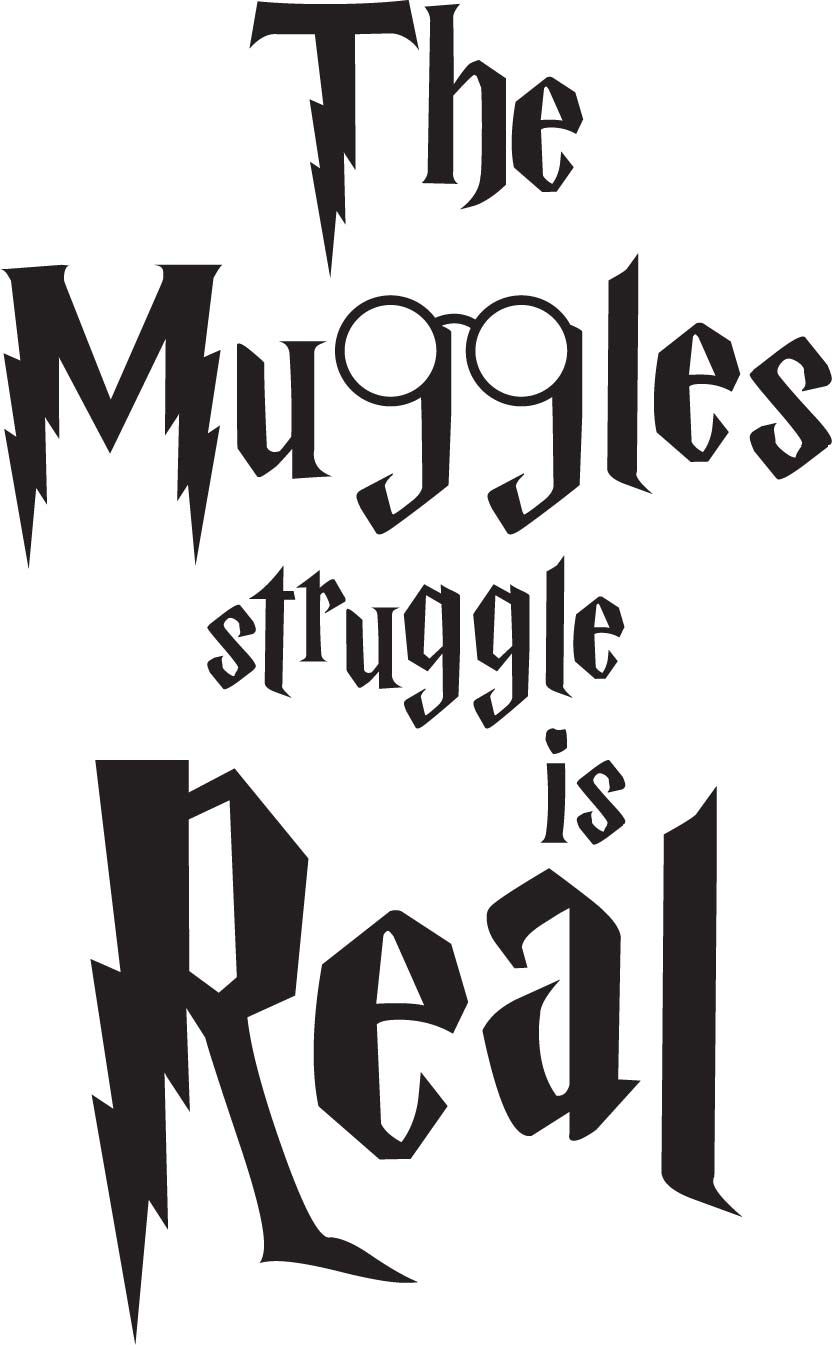 The Muggle struggle is real SVG, Harry Potter SVG, Harry Pot | Inspire ...
