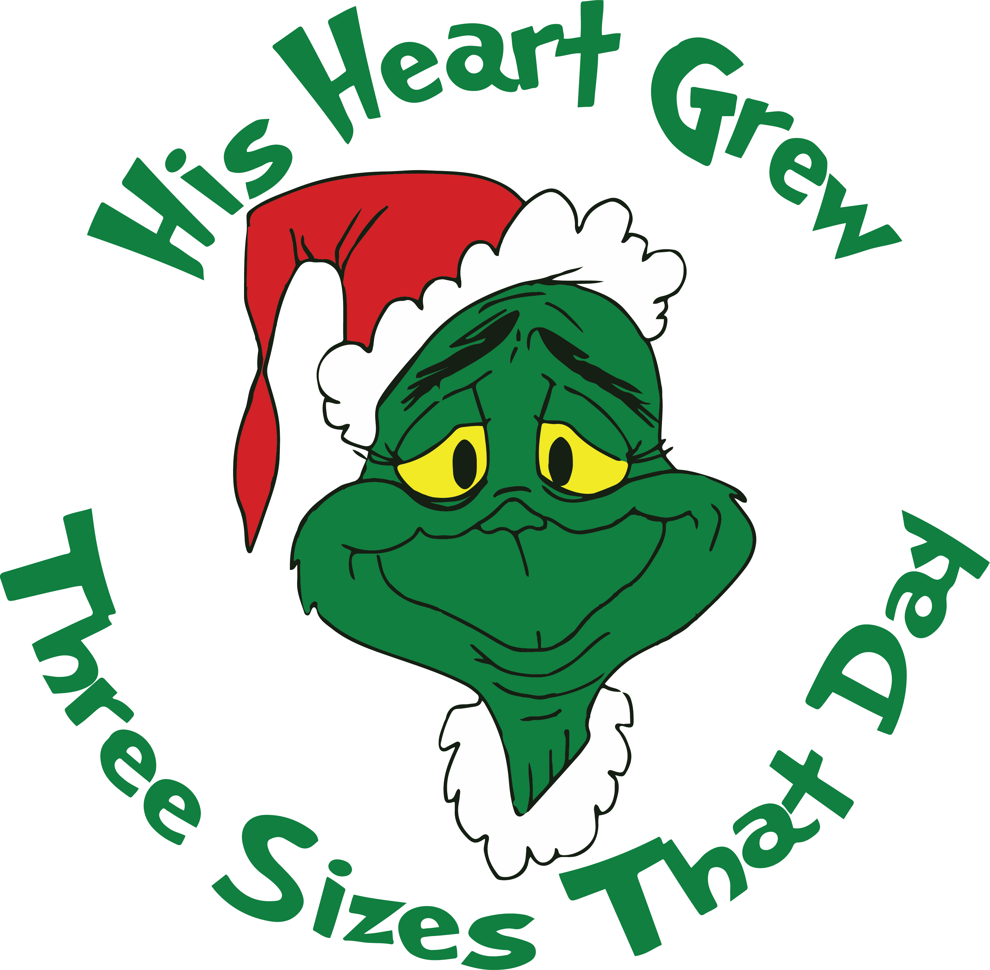 His Heart Grew Three Sizes That Day The Grinch, Grinch Chris | Inspire ...
