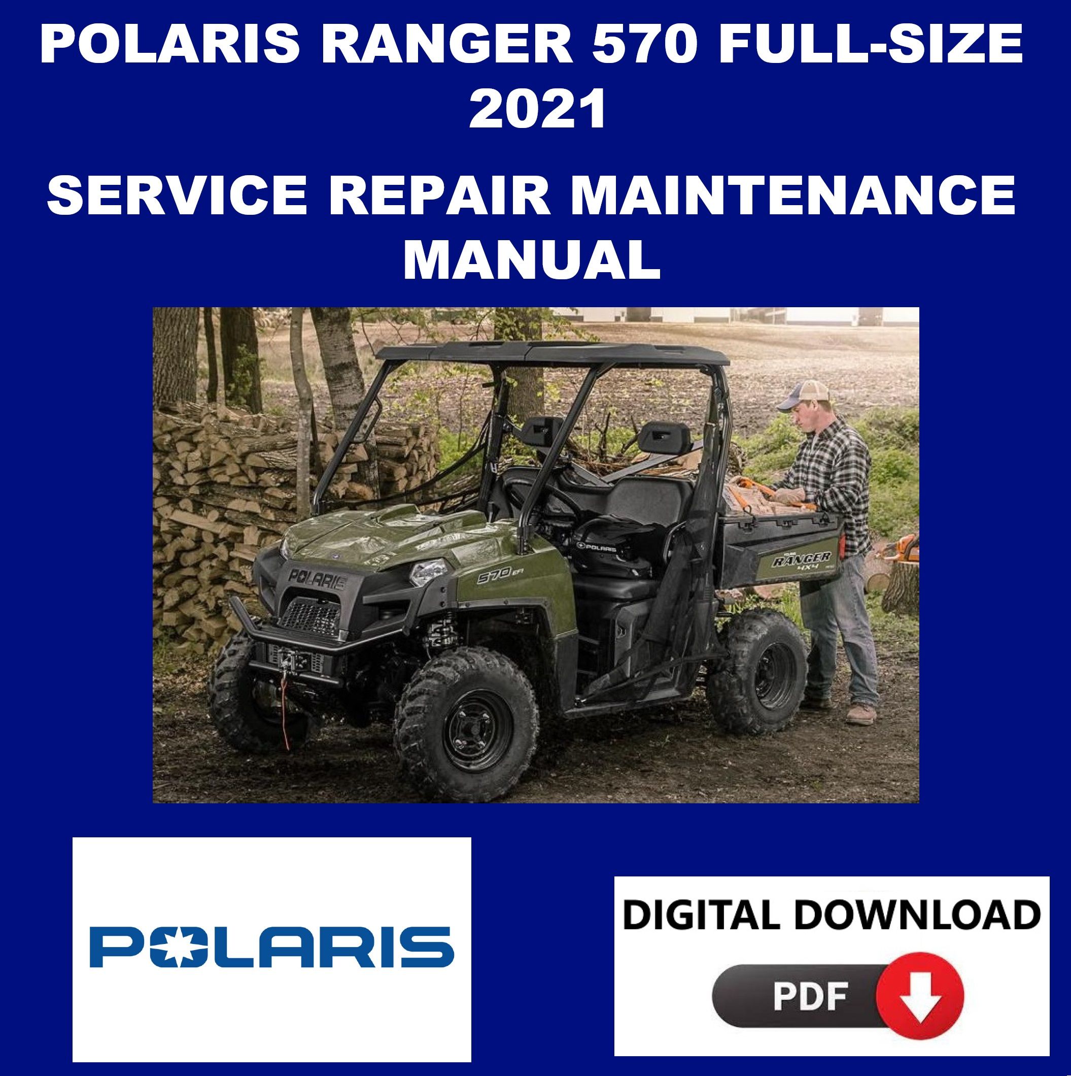 Polaris 2021 Ranger 570 Full-Size Maintenance Repair Service | Inspire ...