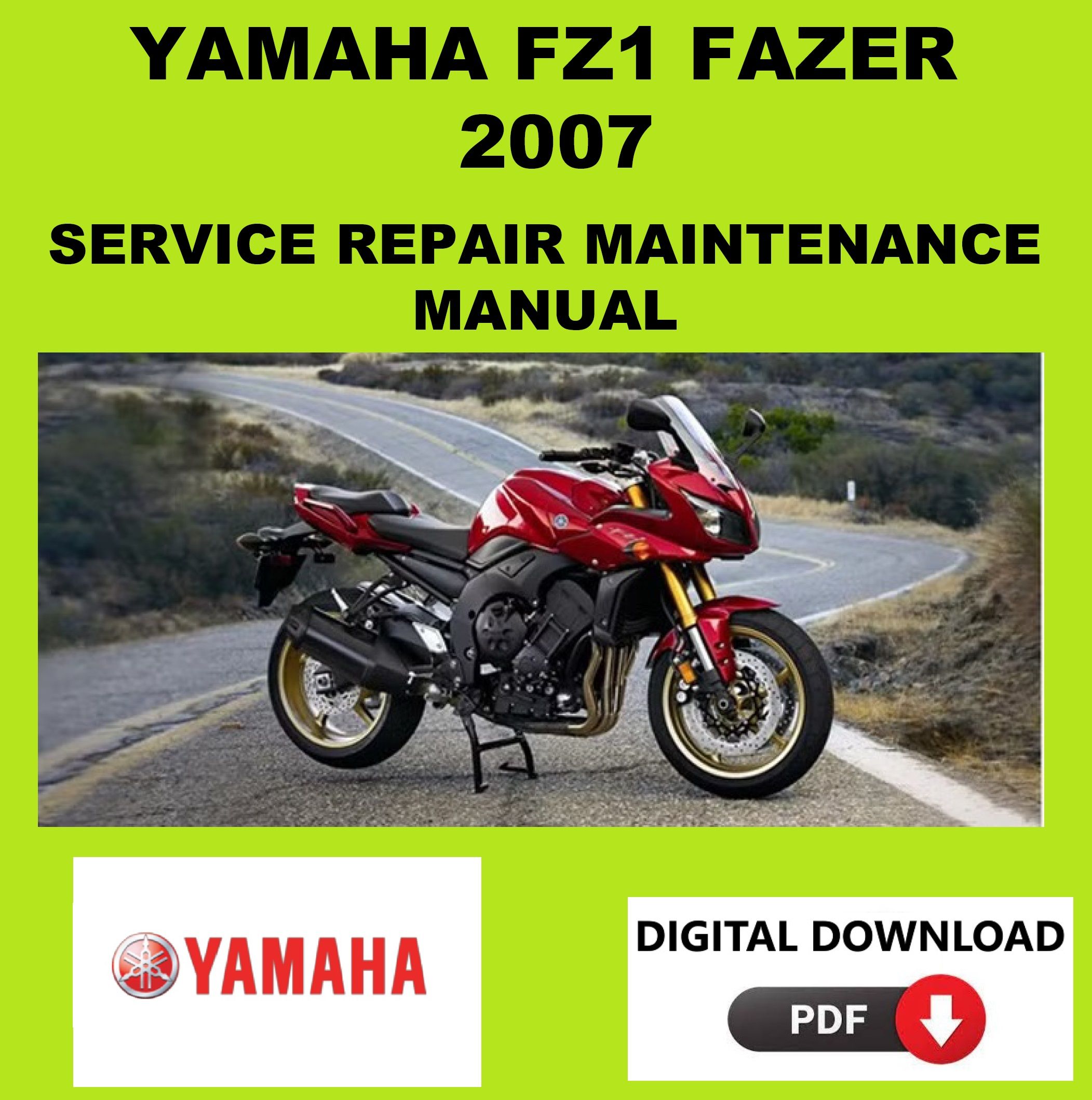 Yamaha 2007 FZ1 Fazer Maintenance Repair Service Manual | Inspire Uplift