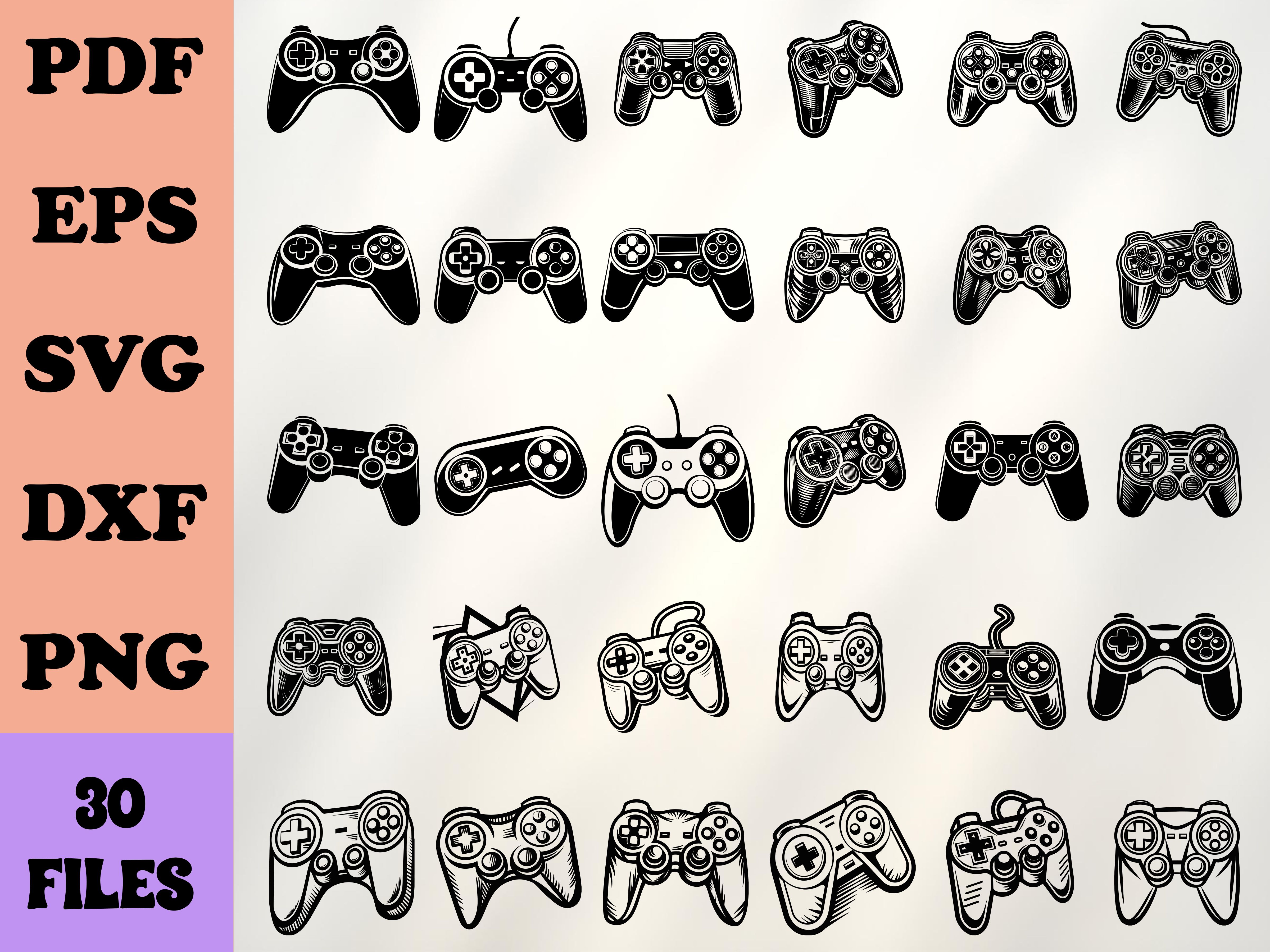 Game Controller SVG Bundle | Inspire Uplift