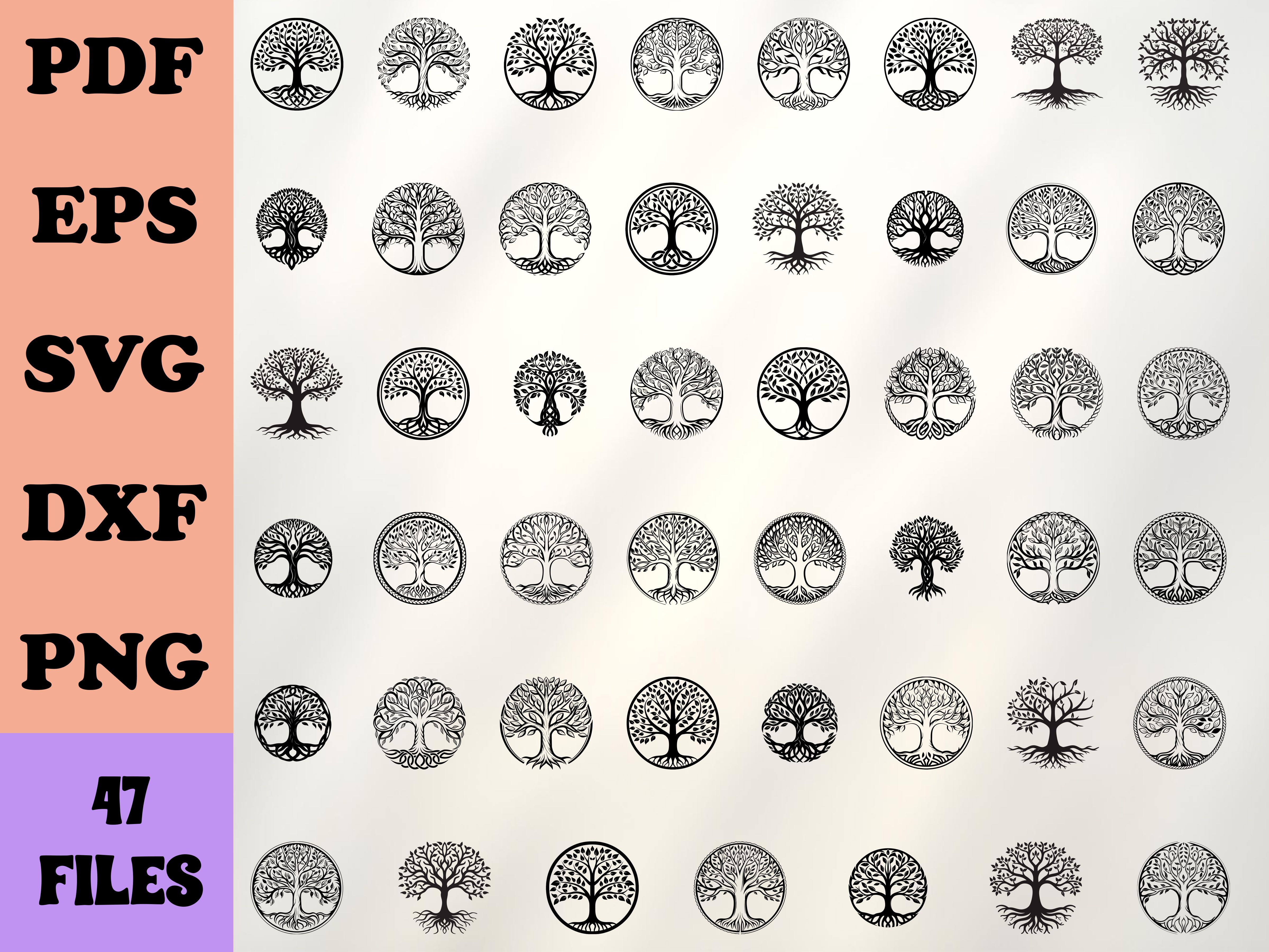 Logo Tree of Life Svg Bundle | Inspire Uplift