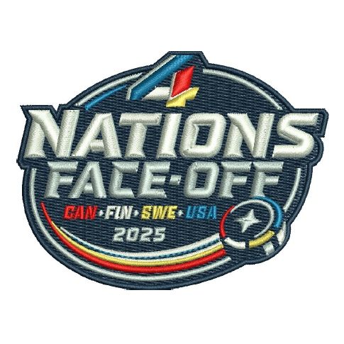 2025 Nations Face-Off Logo Machine Embroidery Design | Inspire Uplift