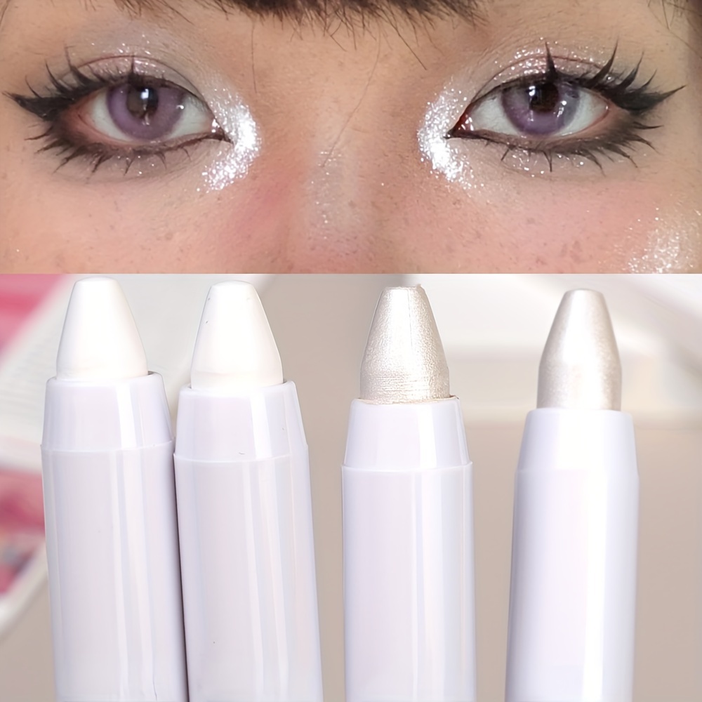 Shimmering Highlight Stick Glitter White Eyeshadow Pencil | Inspire Uplift