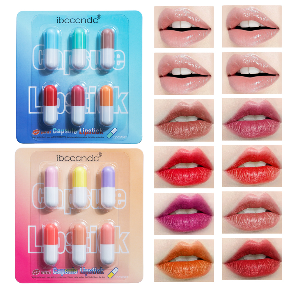 Mini Capsule Lipstick Set Moisturizing Waterproof Gift | Inspire Uplift
