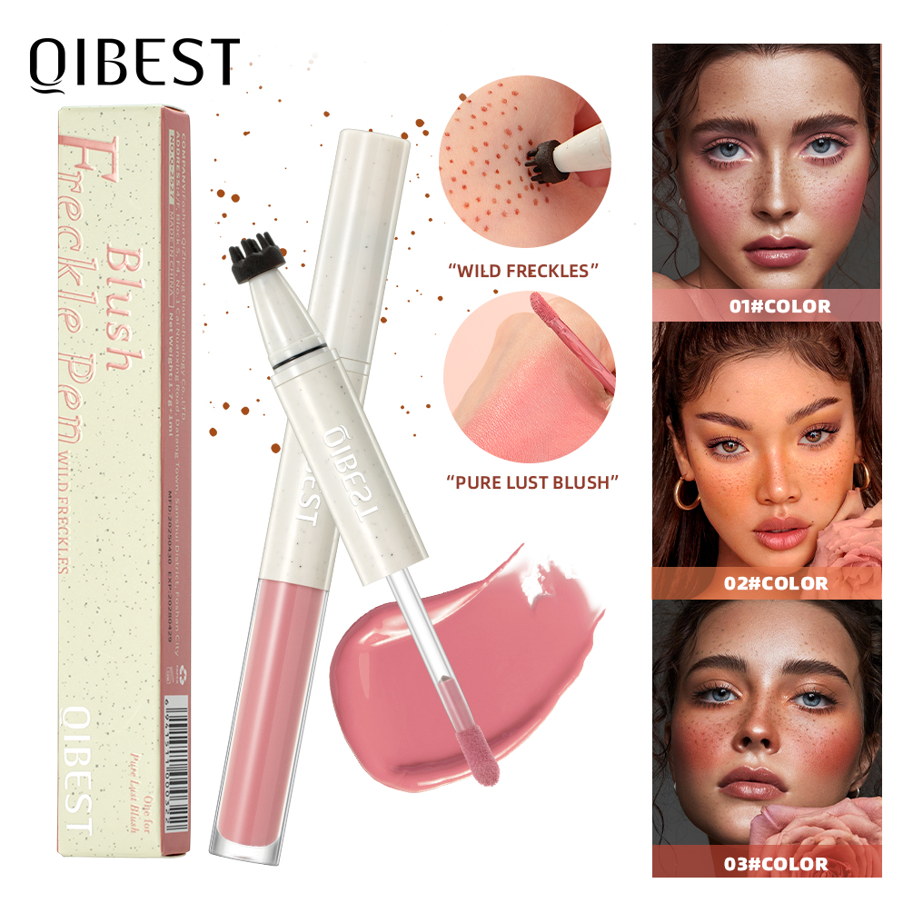 2 in 1 Liquid Blush and Freckle Stamp Pen, Natural Makeup | Inspire Uplift