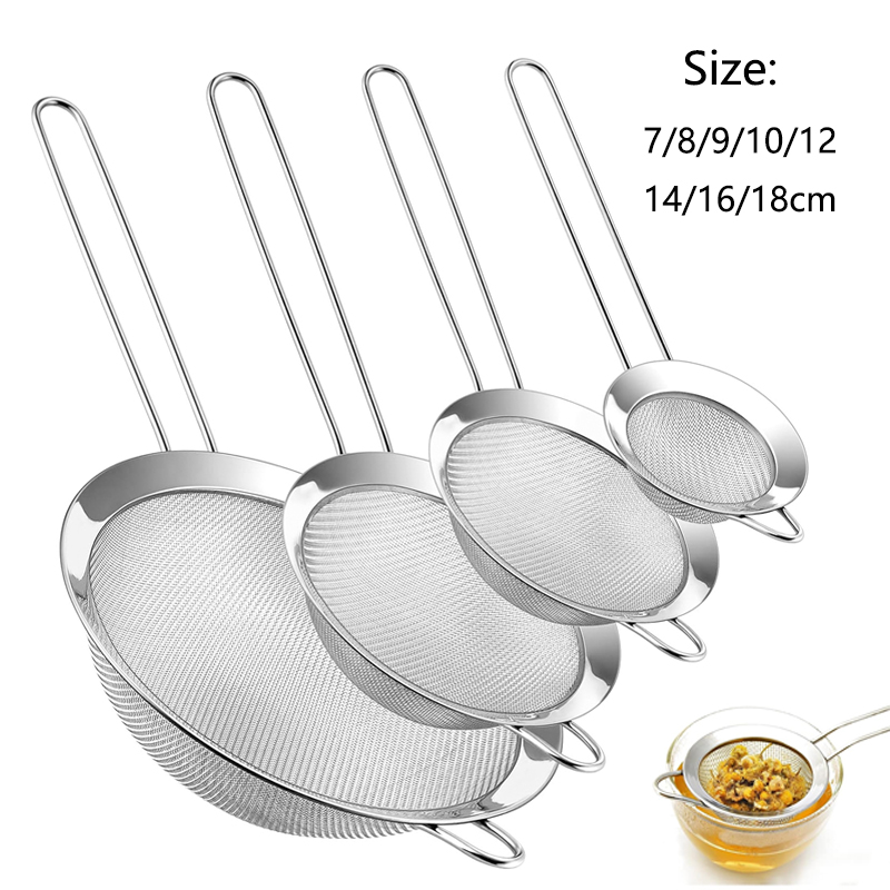 Stainless Steel Oil Strainer Fine Mesh Kitchen & Baking Tool | Inspire ...