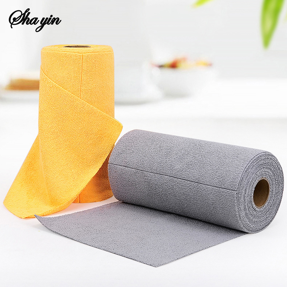 Reusable Microfiber Dish Cloth Roll, Absorbent & Easy-Tear | Inspire Uplift