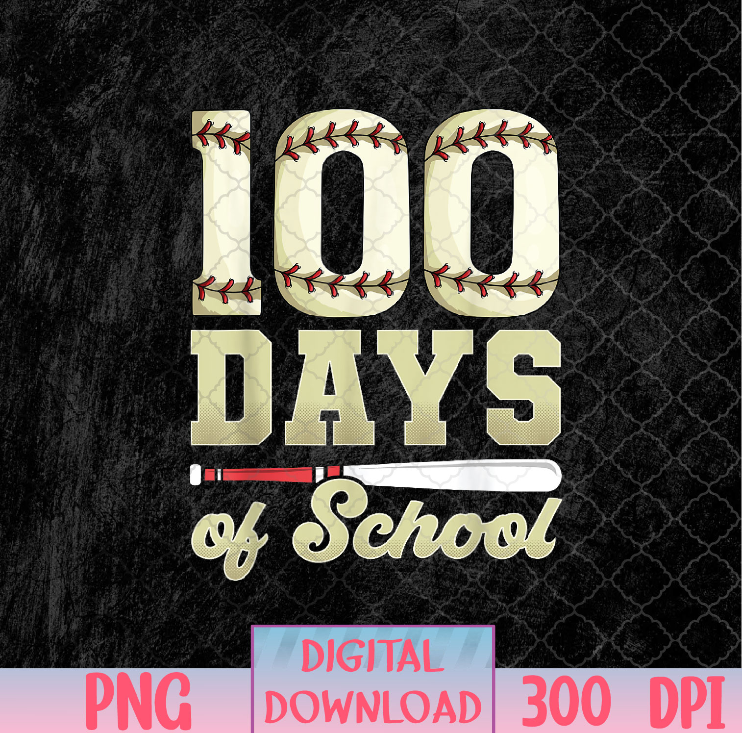 100 Days Of School Baseball, 100 Days Of School png, PNG, Su | Inspire ...