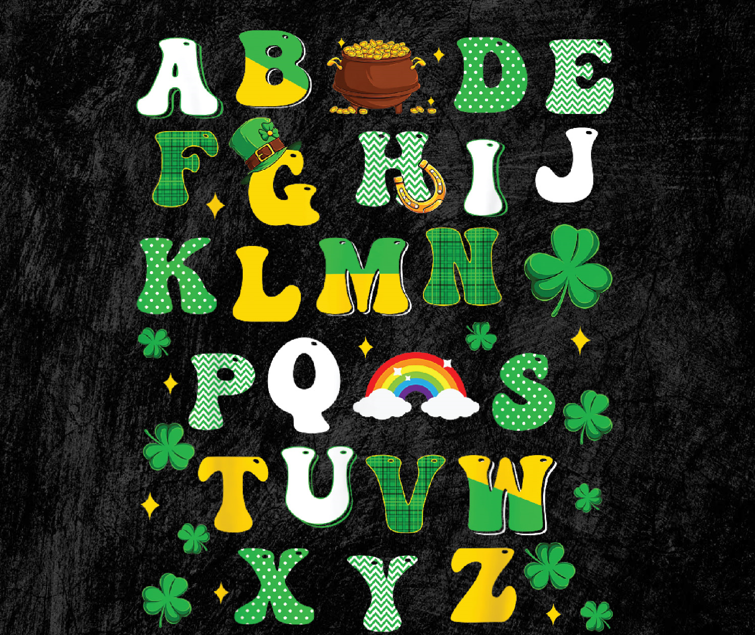 ABCs Alphabet Learning Preschool Shamrocks St. Patricks Day | Inspire ...