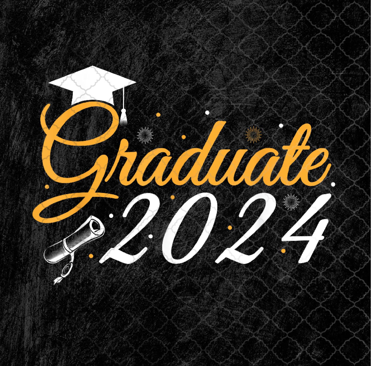 Graduate 2024 Senior Stuff Class Graduation Party PNG, Subli - Inspire ...
