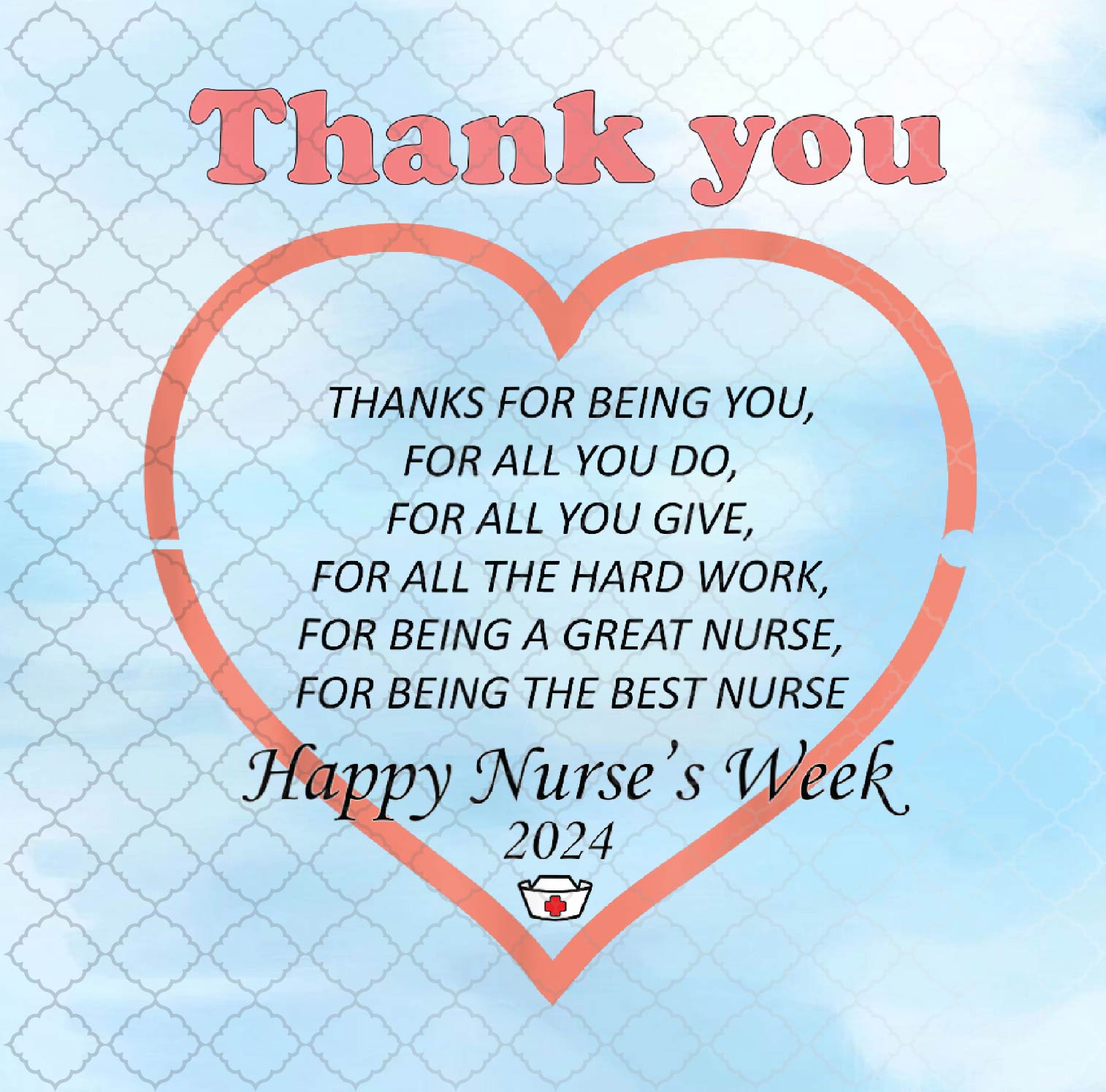 Nurses Week 2024 Happy Nurse's Day 2024 Png Design | Inspire Uplift