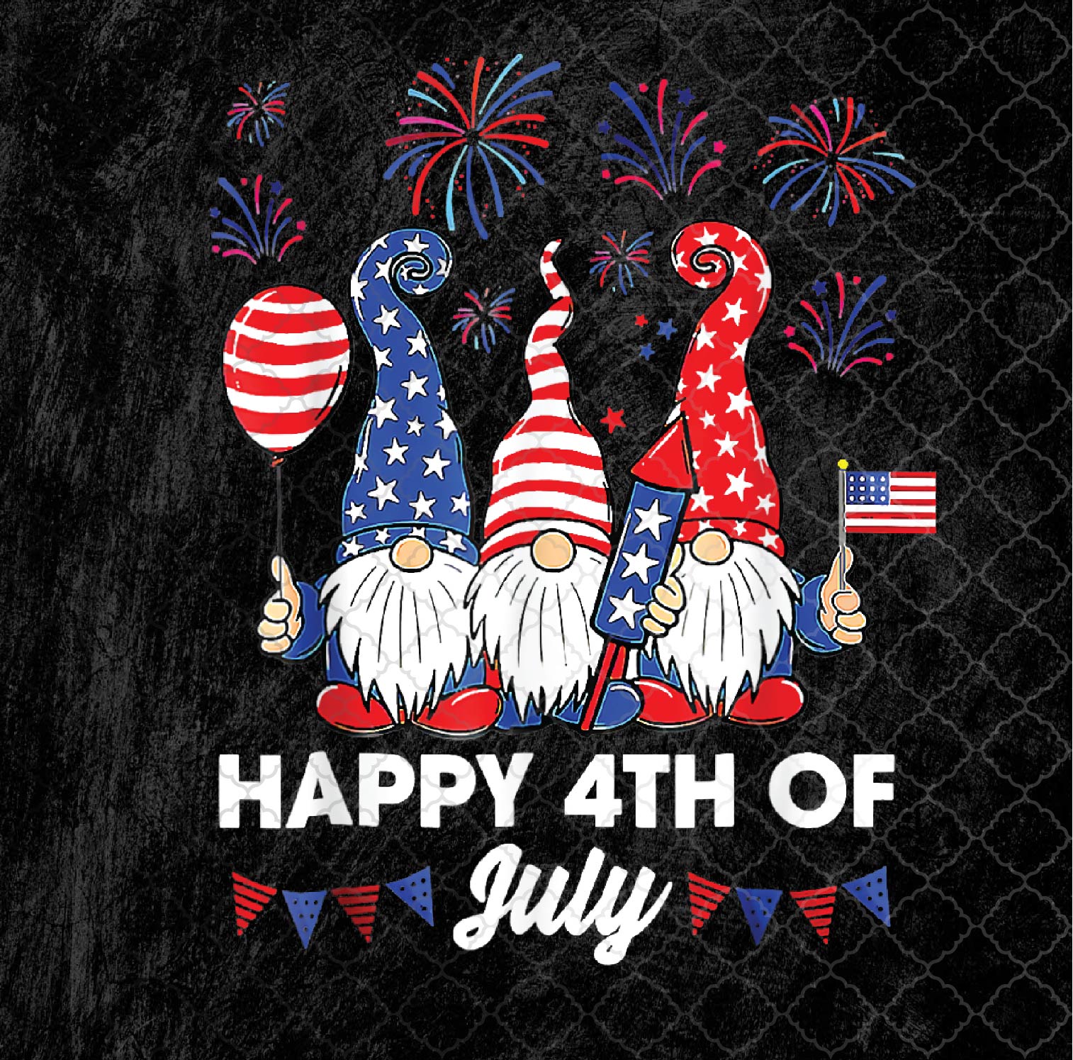 Happy 4th Of July Gnomes Png Design | Inspire Uplift