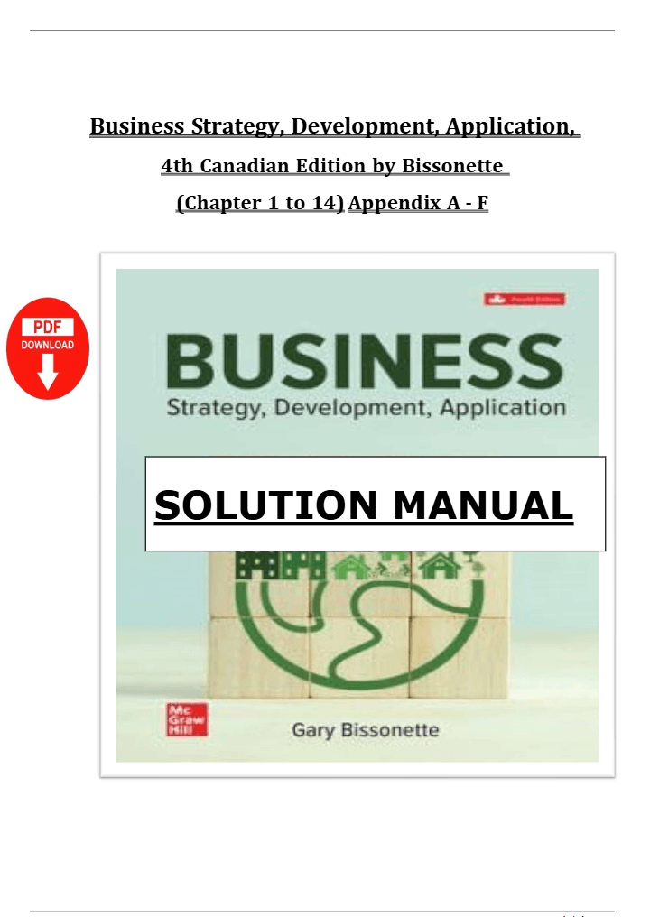 Business Strategy Development and Application – 4th Canadian | Inspire ...