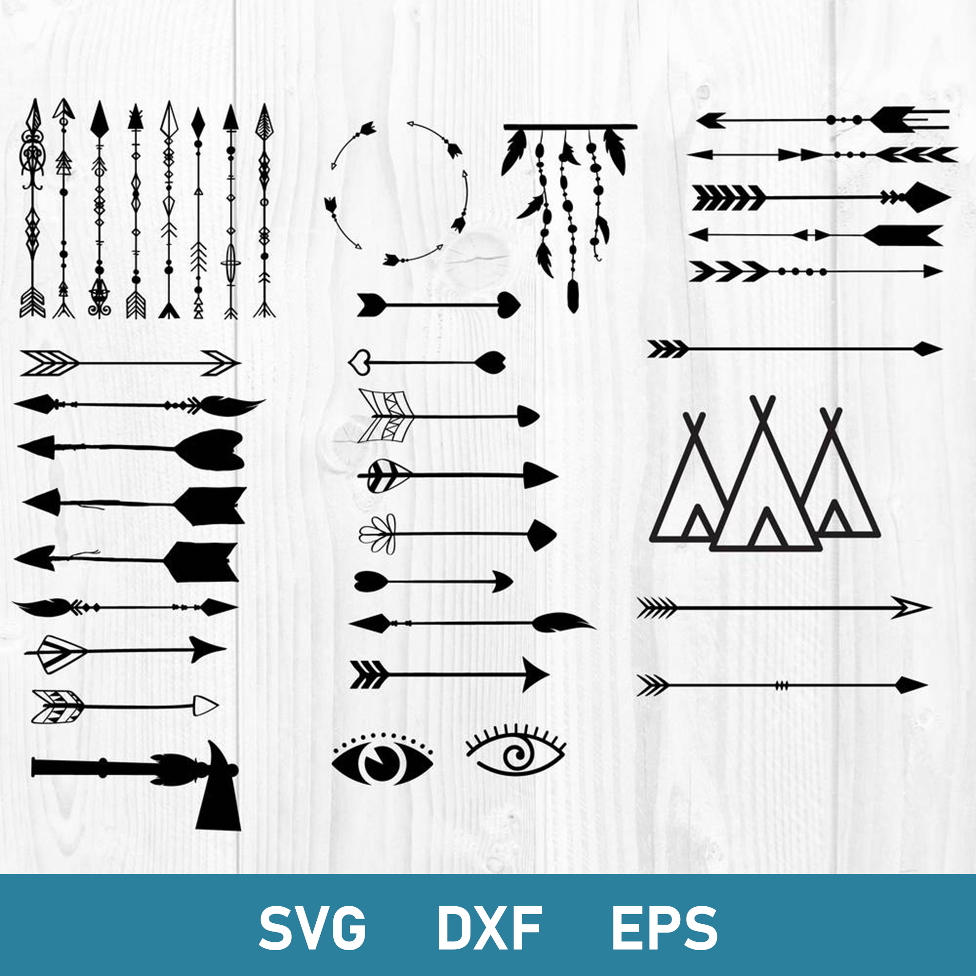 Arrows Bundle Svg, Arrows Svg, Arrows Vector, Arrows Clipart | Inspire ...